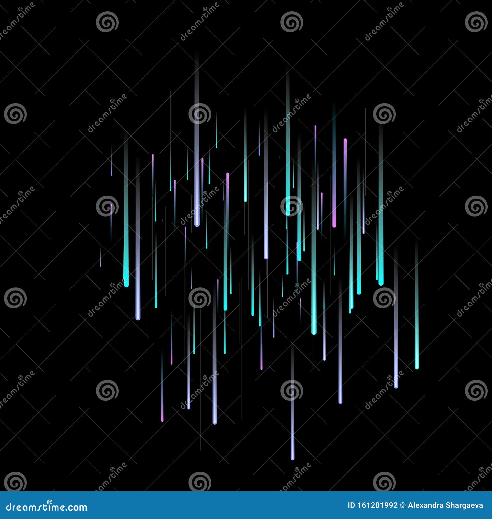 Fast Effect. Motion Neon Light Movement Static Stock Vector ...