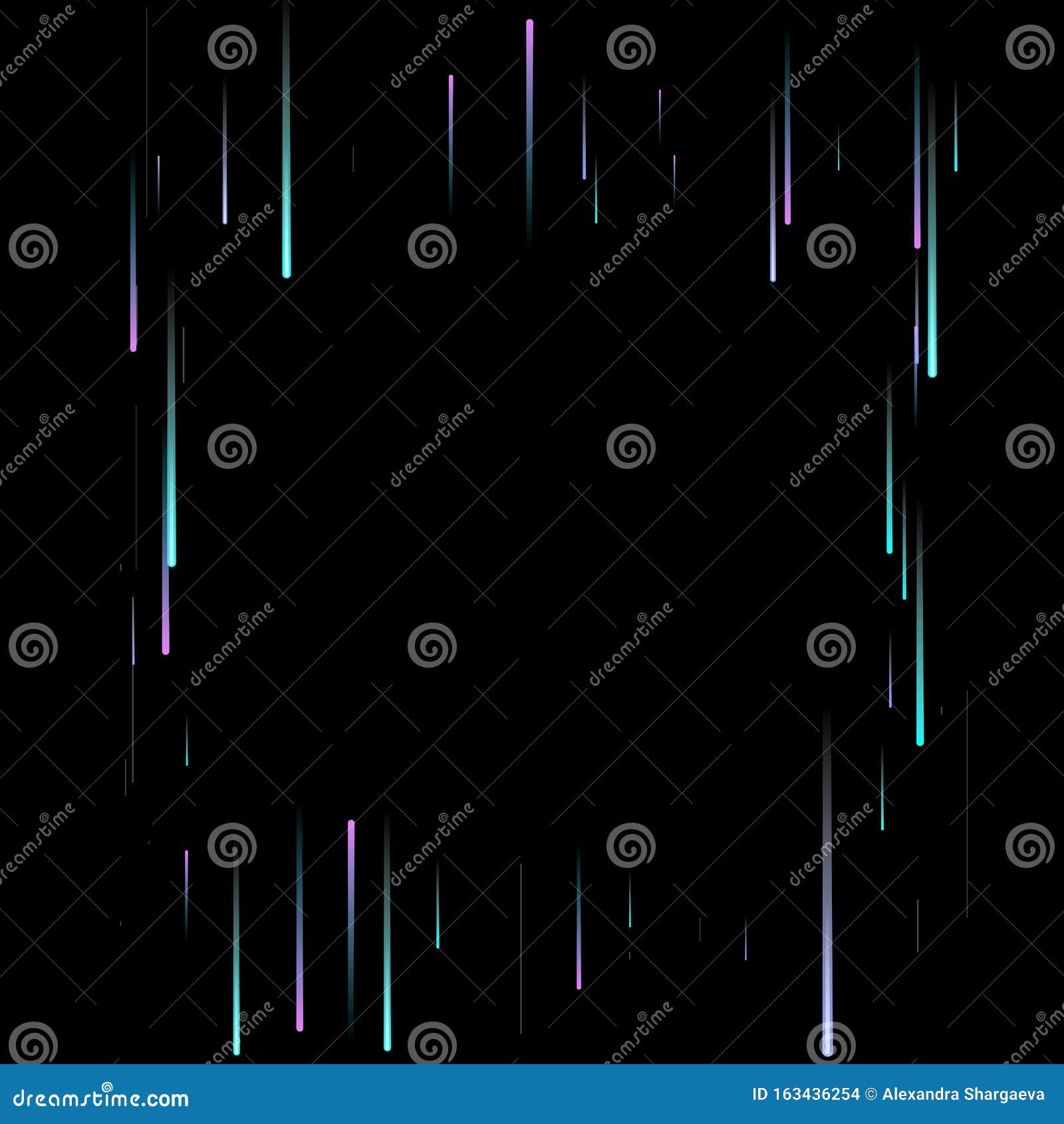 Fast Effect. Motion Neon Light Movement Static Stock Vector ...