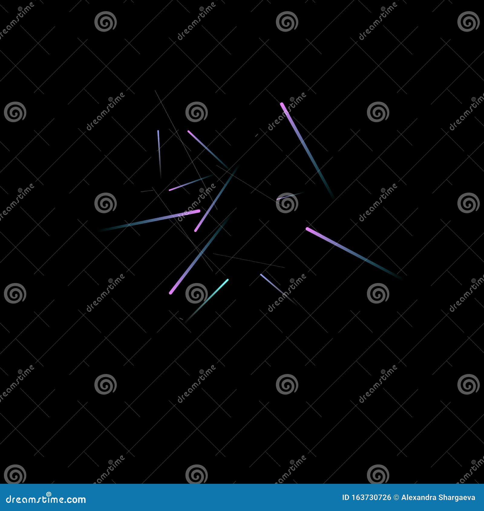 Fast Effect. Motion Neon Light Movement Static Stock Vector ...