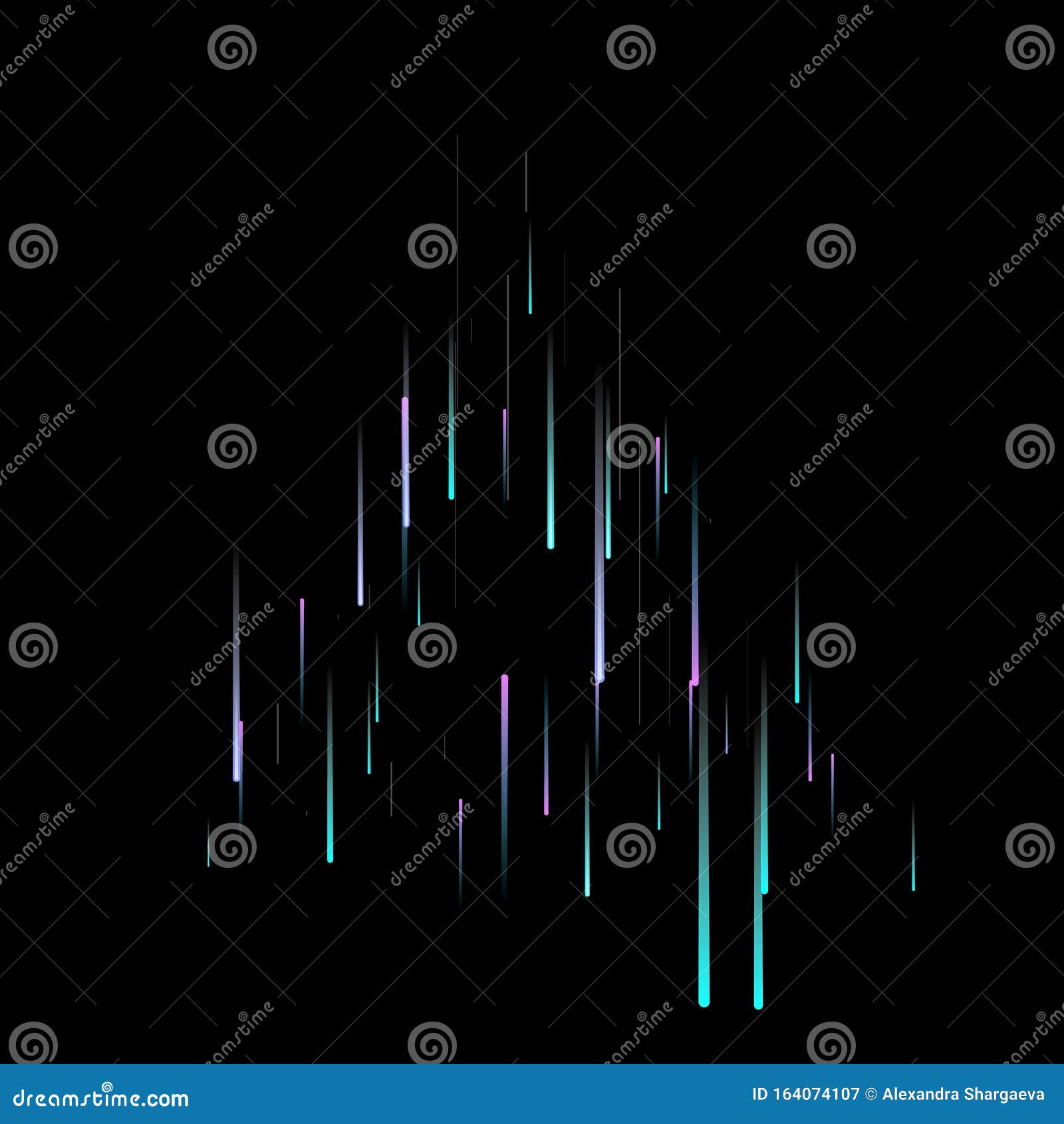 Fast Effect. Motion Neon Light Movement Static Stock Vector ...