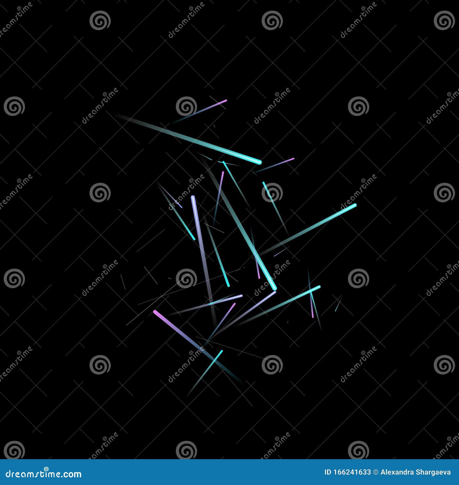 Fast Effect. Motion Neon Light Movement Static Stock Vector ...