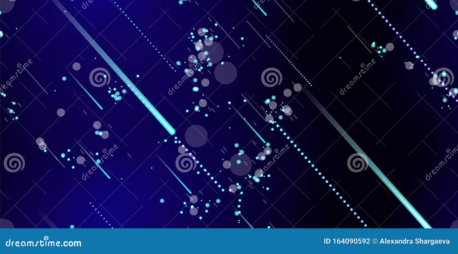 Fast Effect. Motion Neon. Seamless Pattern. Glitch Stock Vector ...