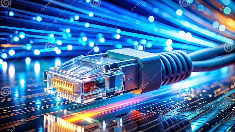 Fast Ethernet Cable Connection Secure Wired Network for HighSpeed Data ...