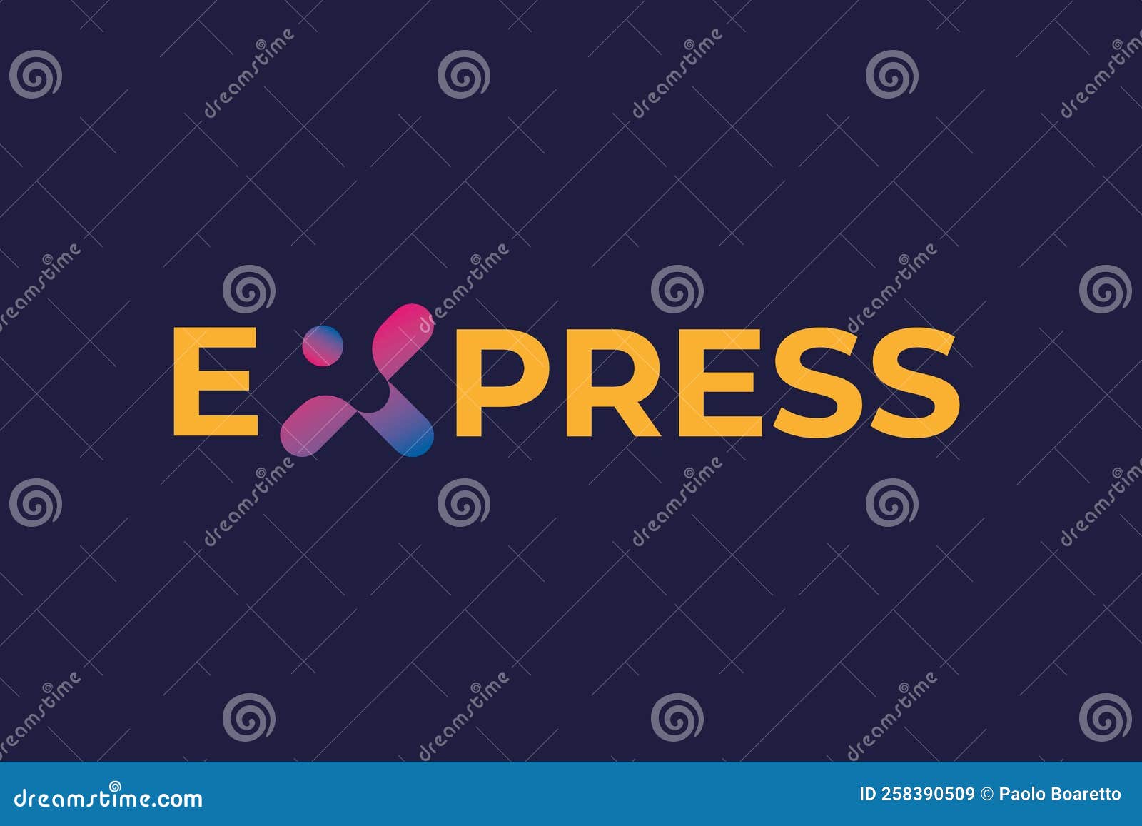 Fast Express Delivery Logo Vector. Simple Express Logo Template Design ...