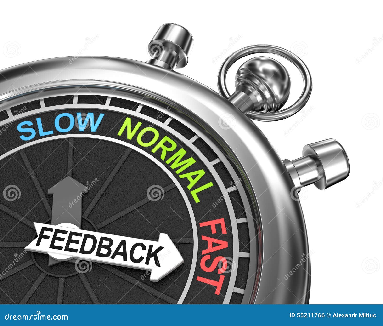 Fast Feedback, Time Concept Stock Illustration - Illustration of ...