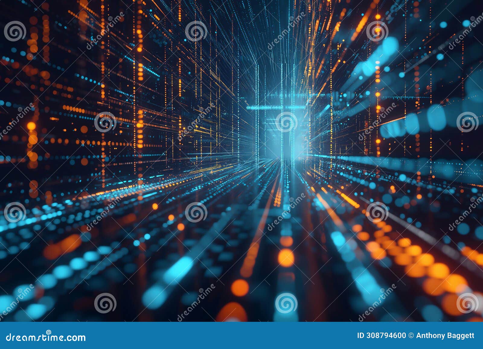 Fast Fibre Internet Computer Cable Transmitting Broadband ...