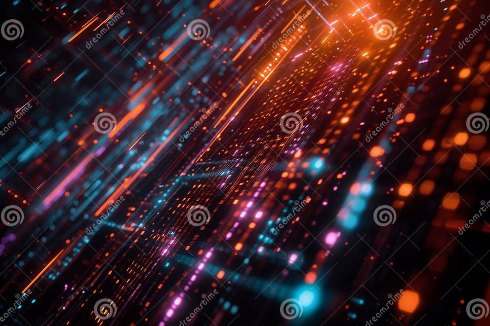 Fast Fibre Internet Computer Cable Transmitting Broadband ...