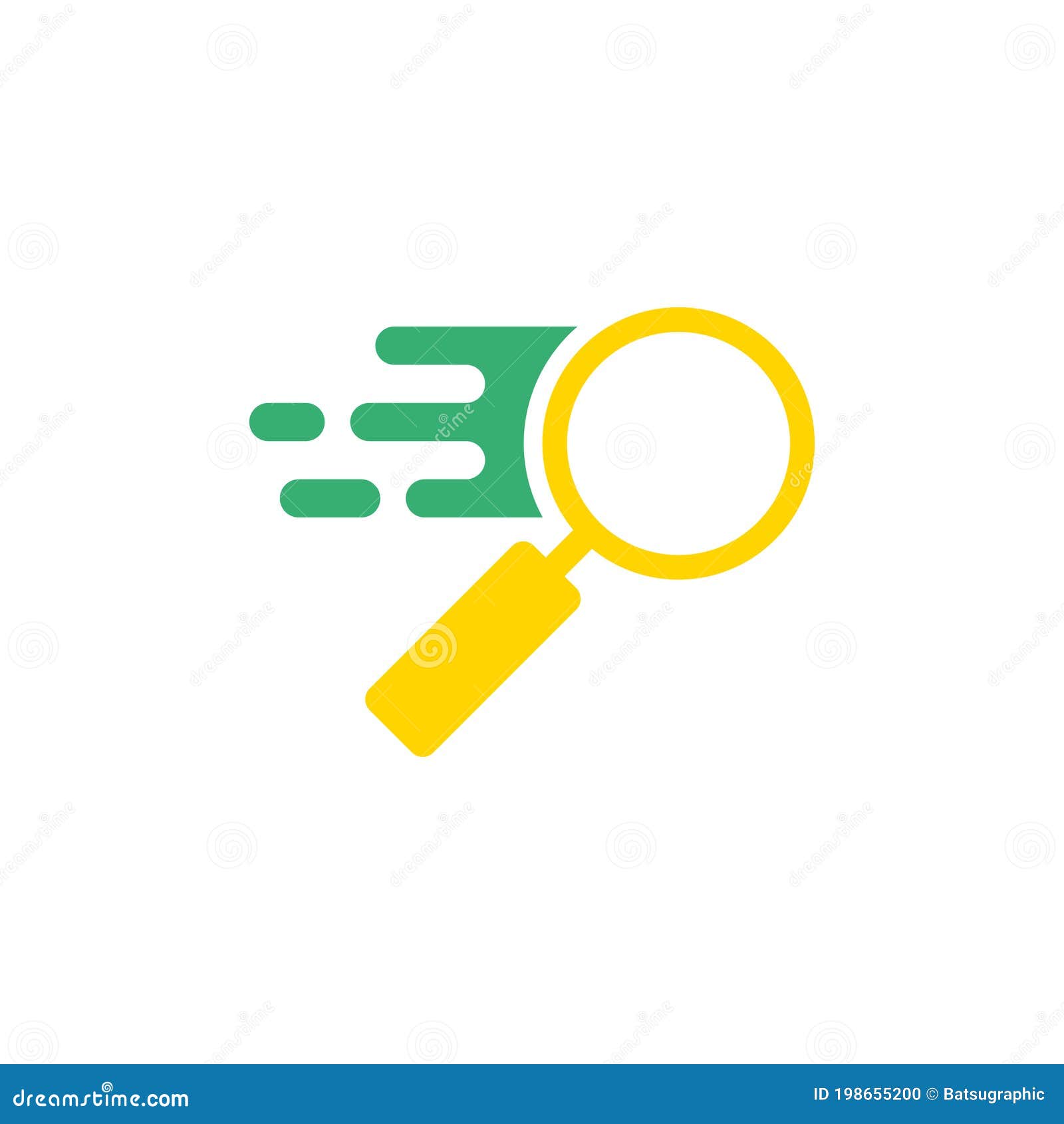 Fast Find Vector Icon Design Template Stock Vector - Illustration of ...