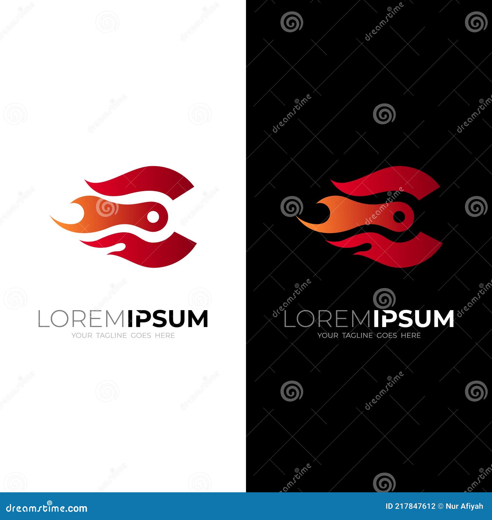 Fast Fire Logo with Letter C Icon Template Stock Vector - Illustration ...