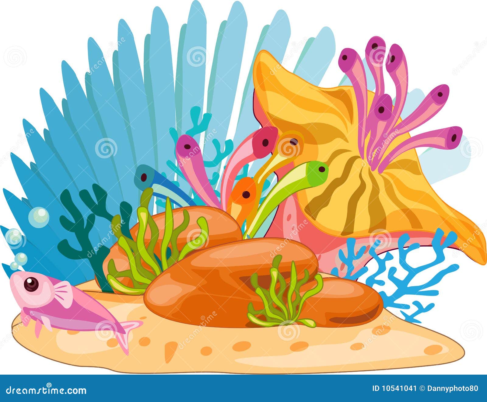 Fast fish stock vector. Illustration of swim, environmental - 10541041