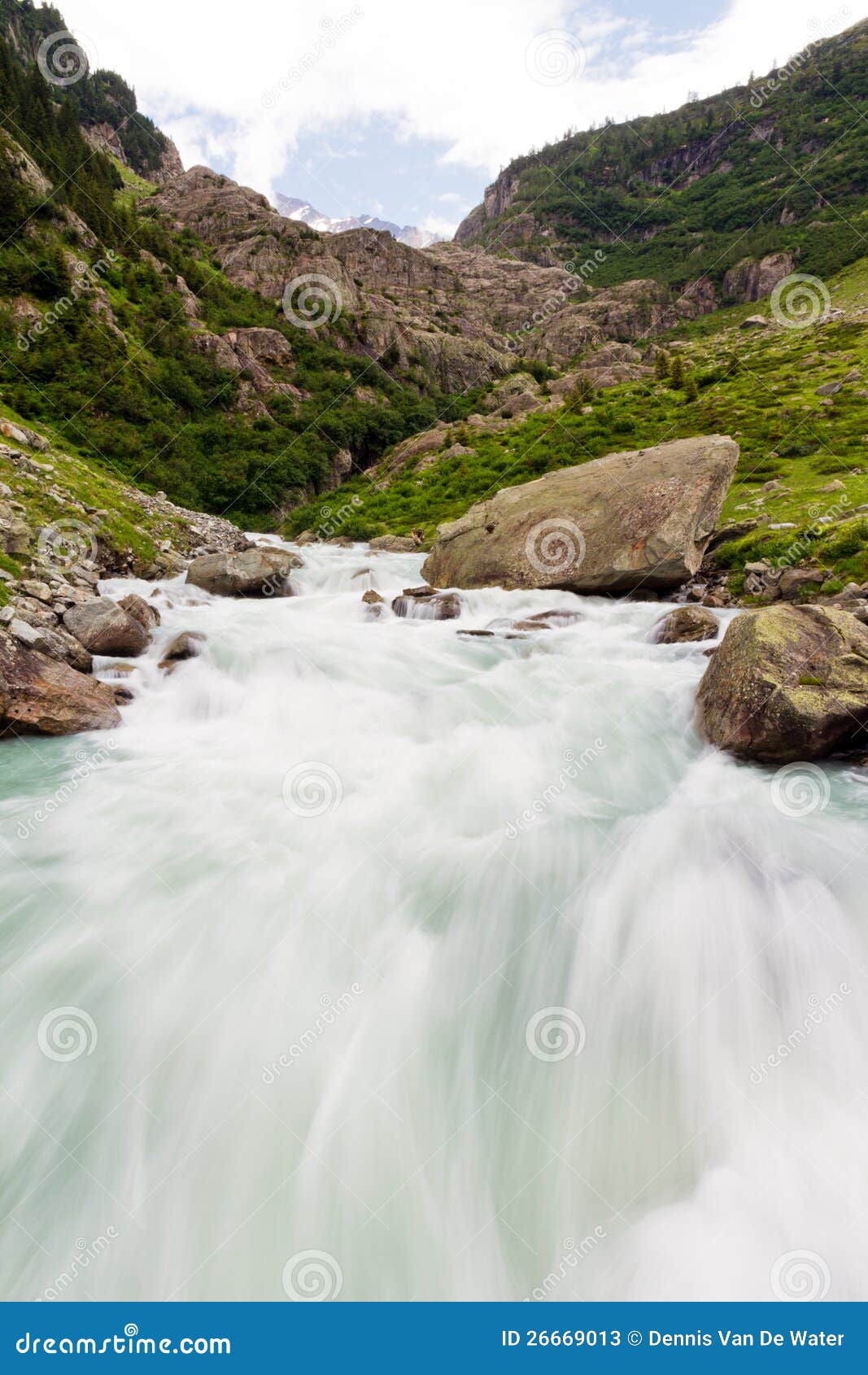 Fast flowing river stock image. Image of green, mountain - 26669013