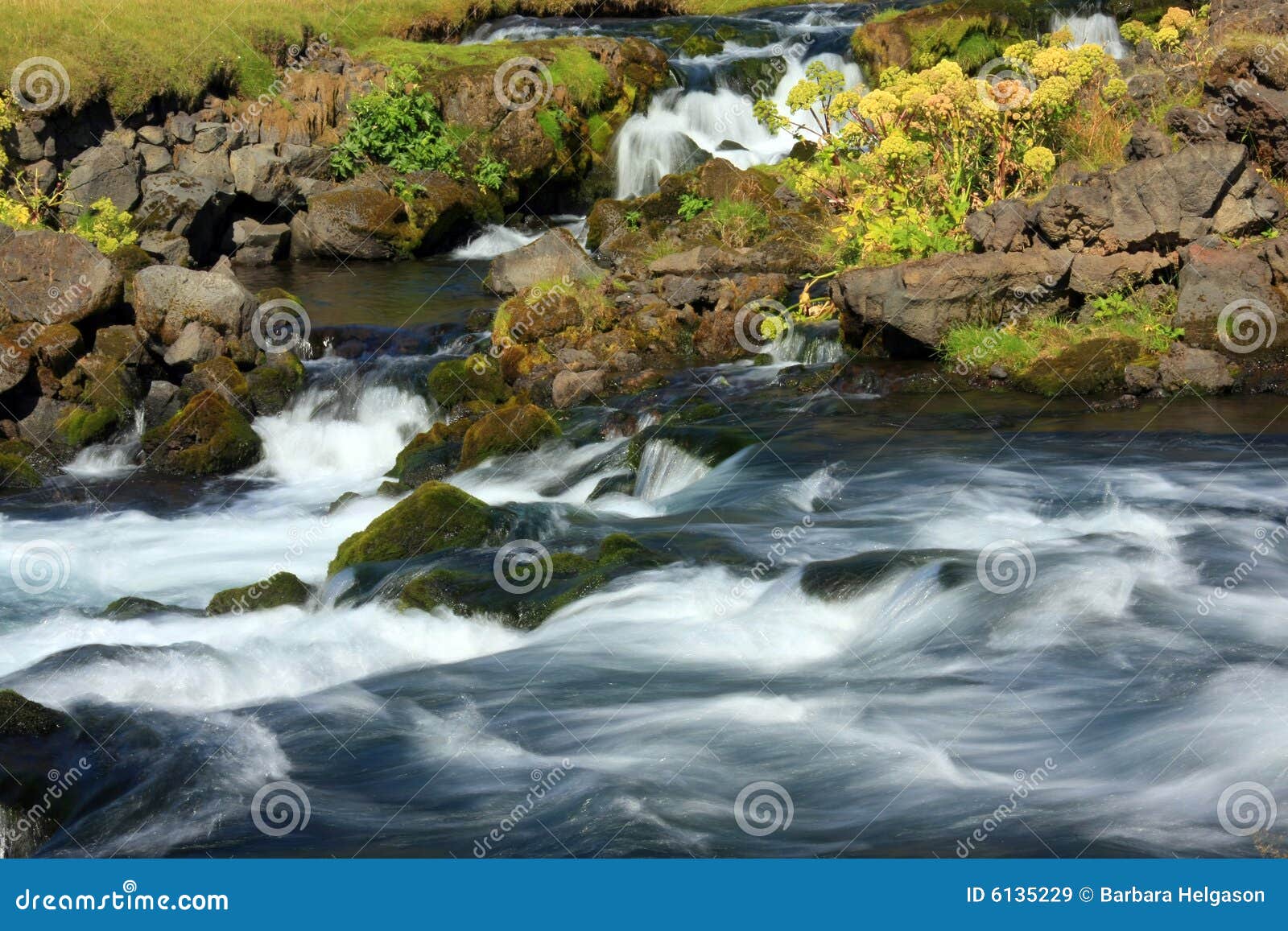Flowing River At Natural Bridges Royalty-Free Stock Photo ...