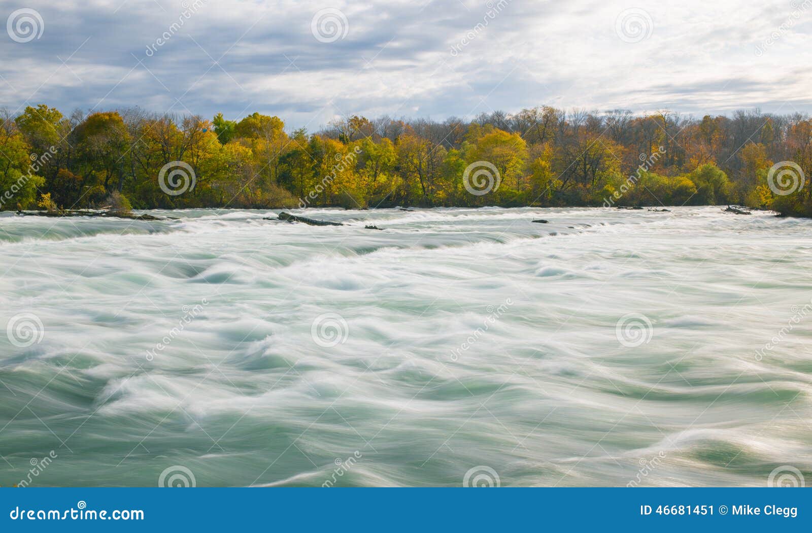 Fast Flowing River stock image. Image of color, flowing - 46681451