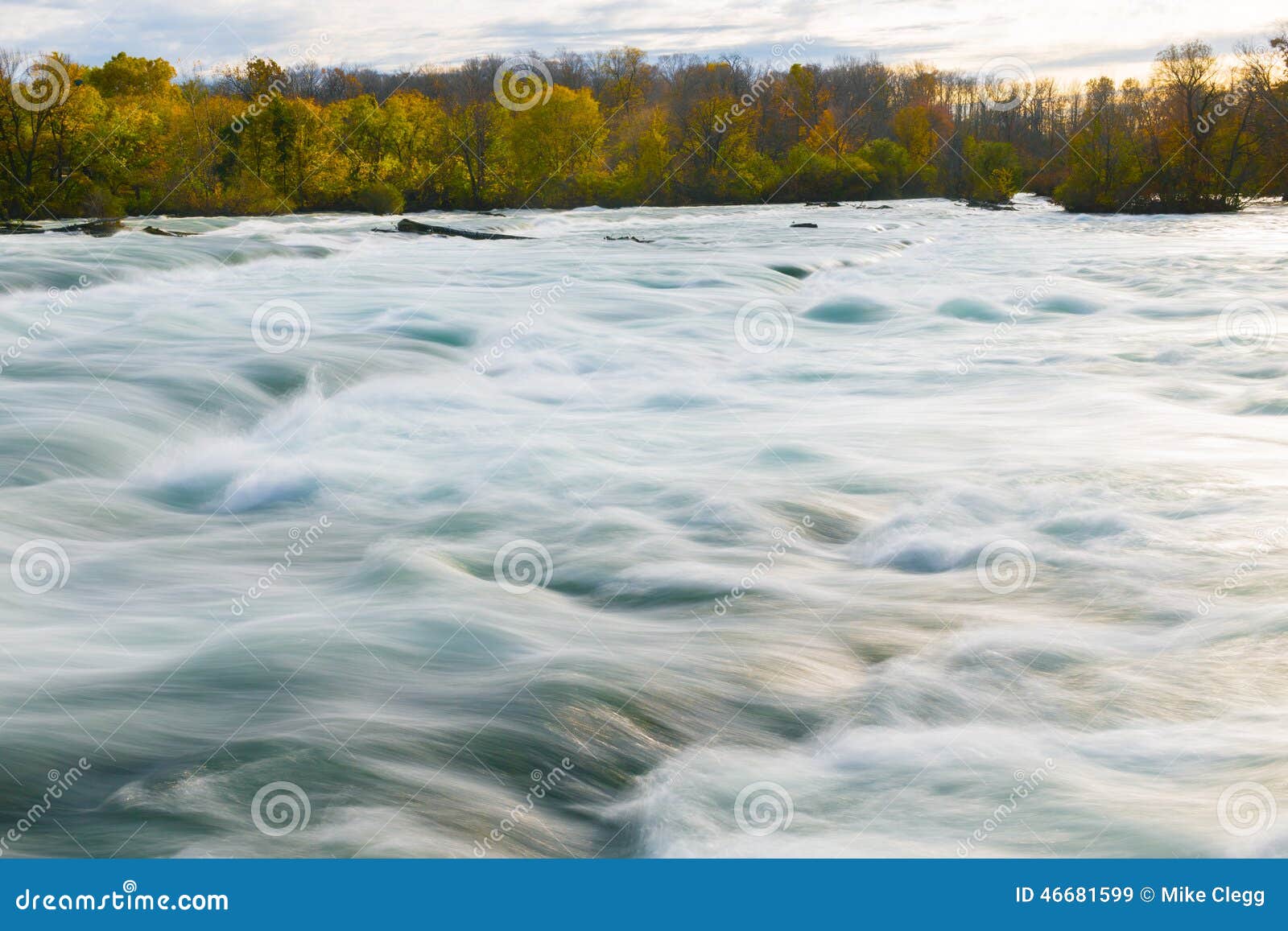 Fast Flowing River stock image. Image of exposure, beautiful - 46681599