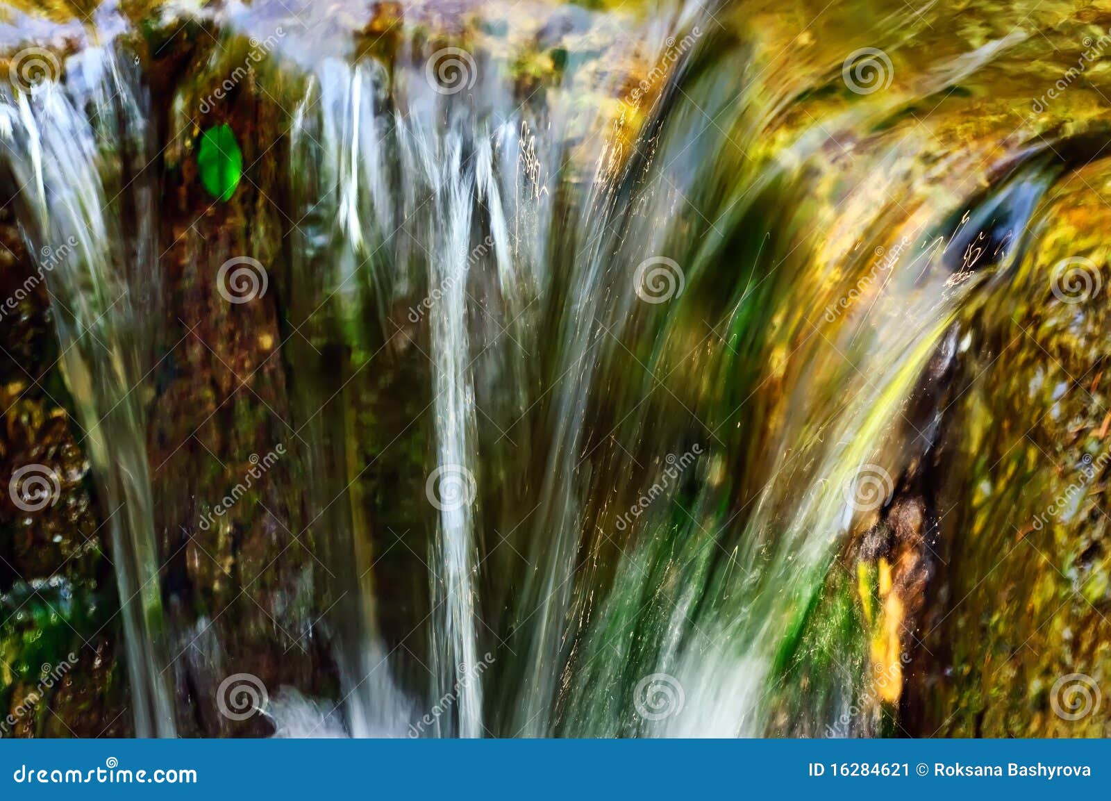 Fast flowing water stock image. Image of mountain, liquid - 16284621