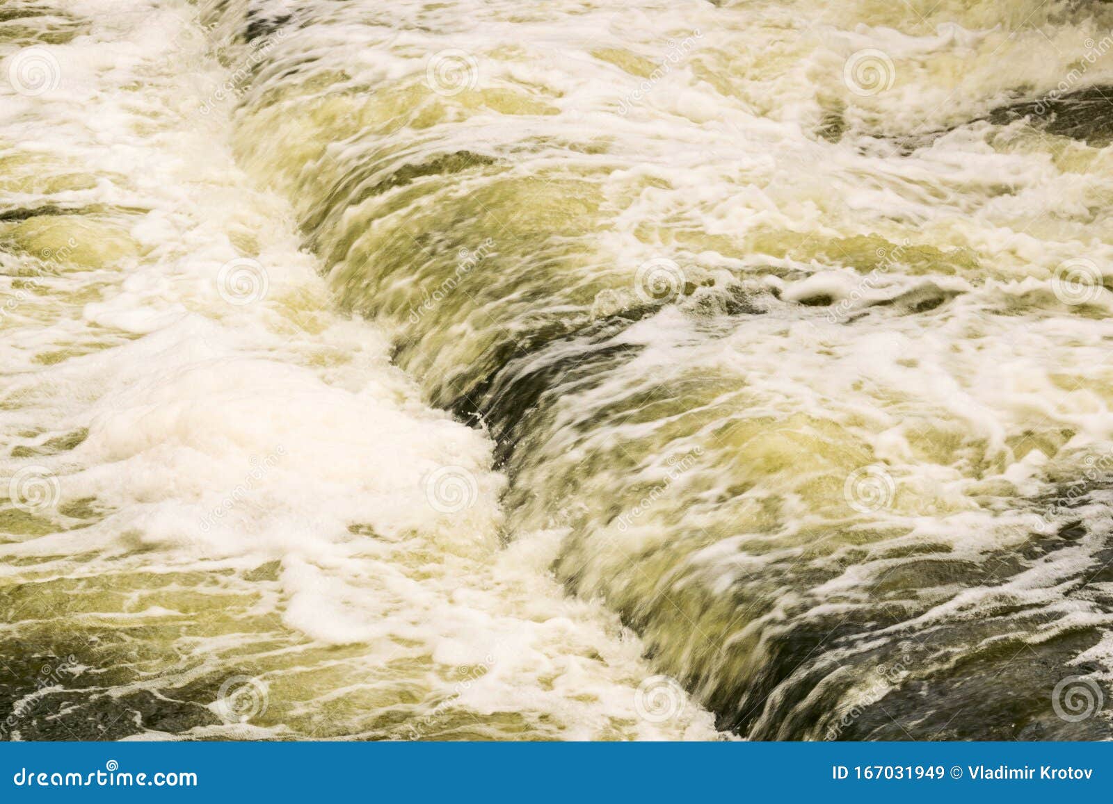 Fast flowing water stock image. Image of dark, summer - 167031949