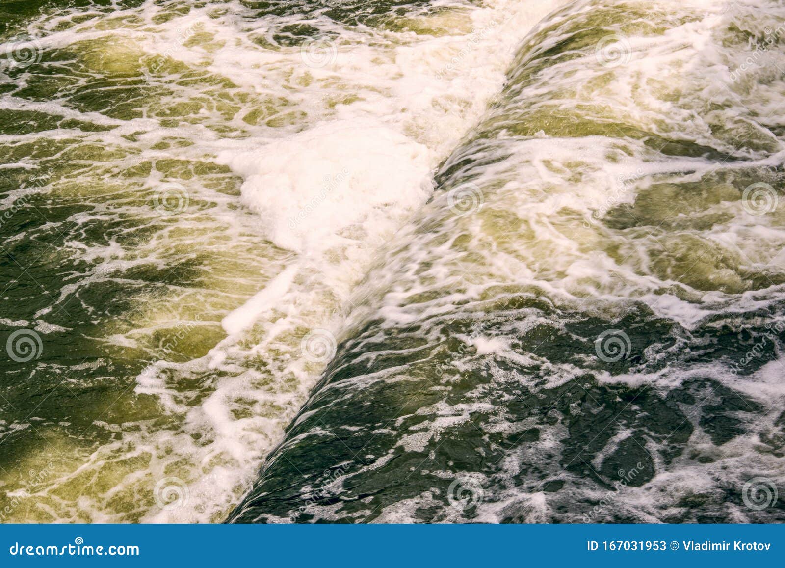 Fast flowing water stock image. Image of colorful, river - 167031953