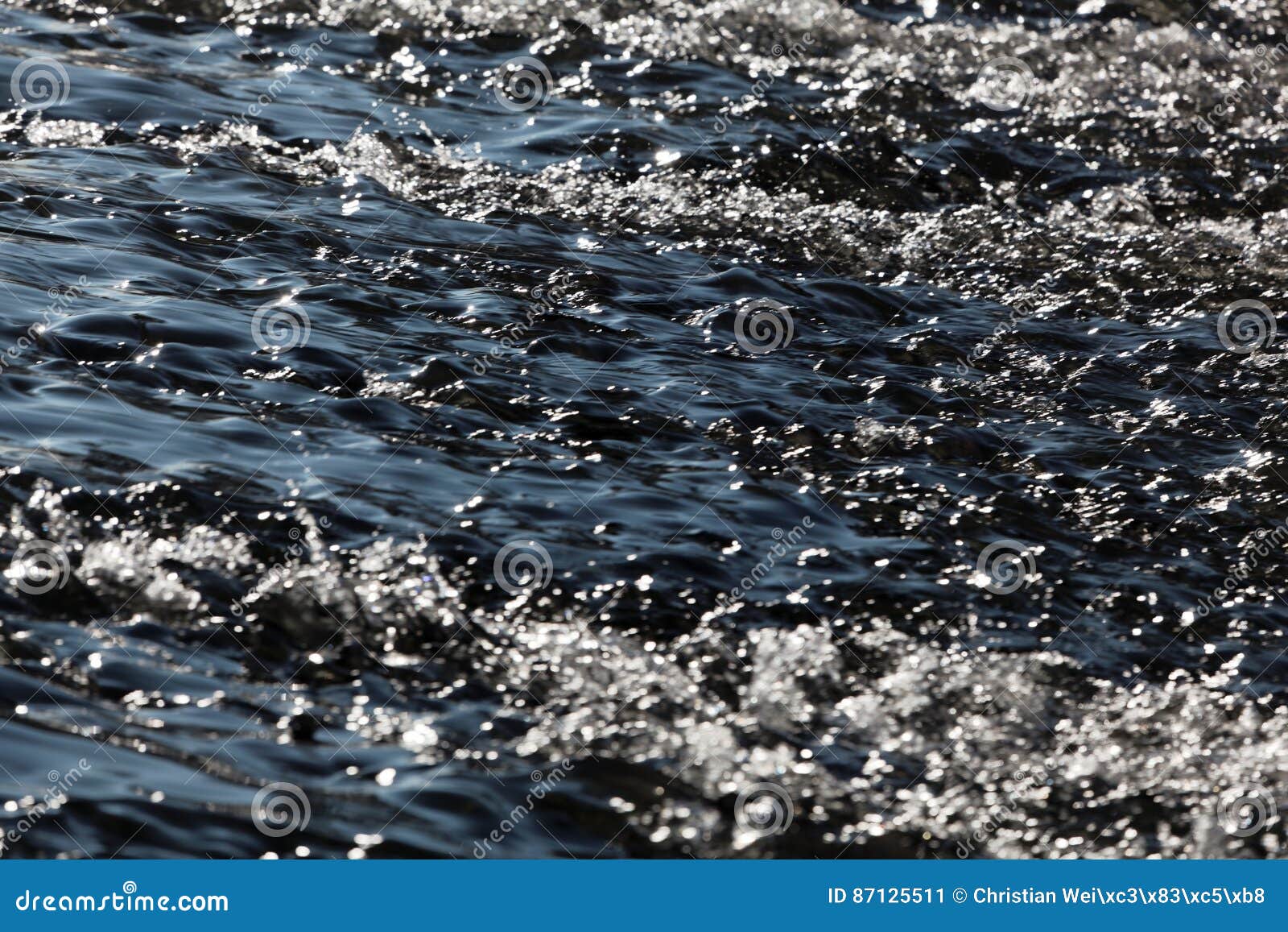 Fast flowing water stock image. Image of current, outdoor - 87125511