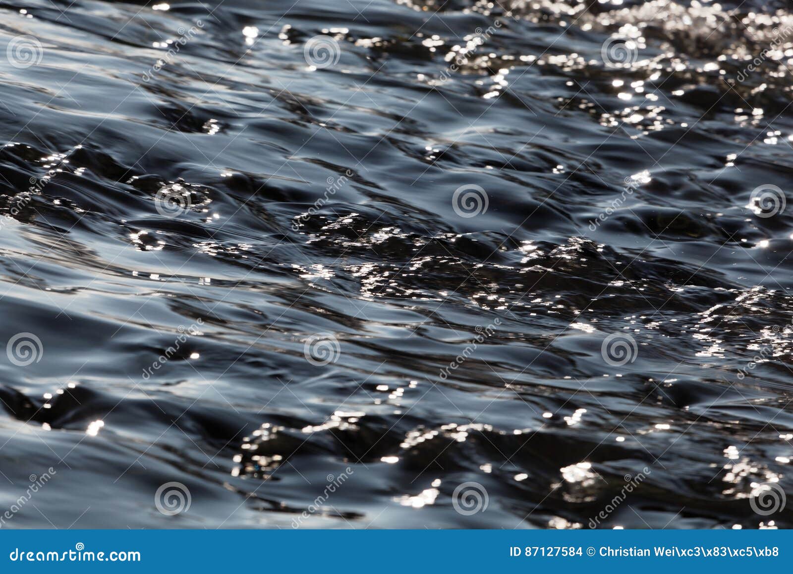 Fast flowing water stock photo. Image of rapid, close - 87127584