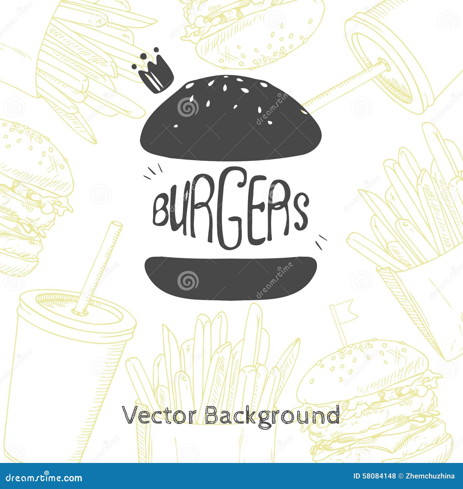 Burger Border Stock Illustrations – 535 Burger Border Stock ...