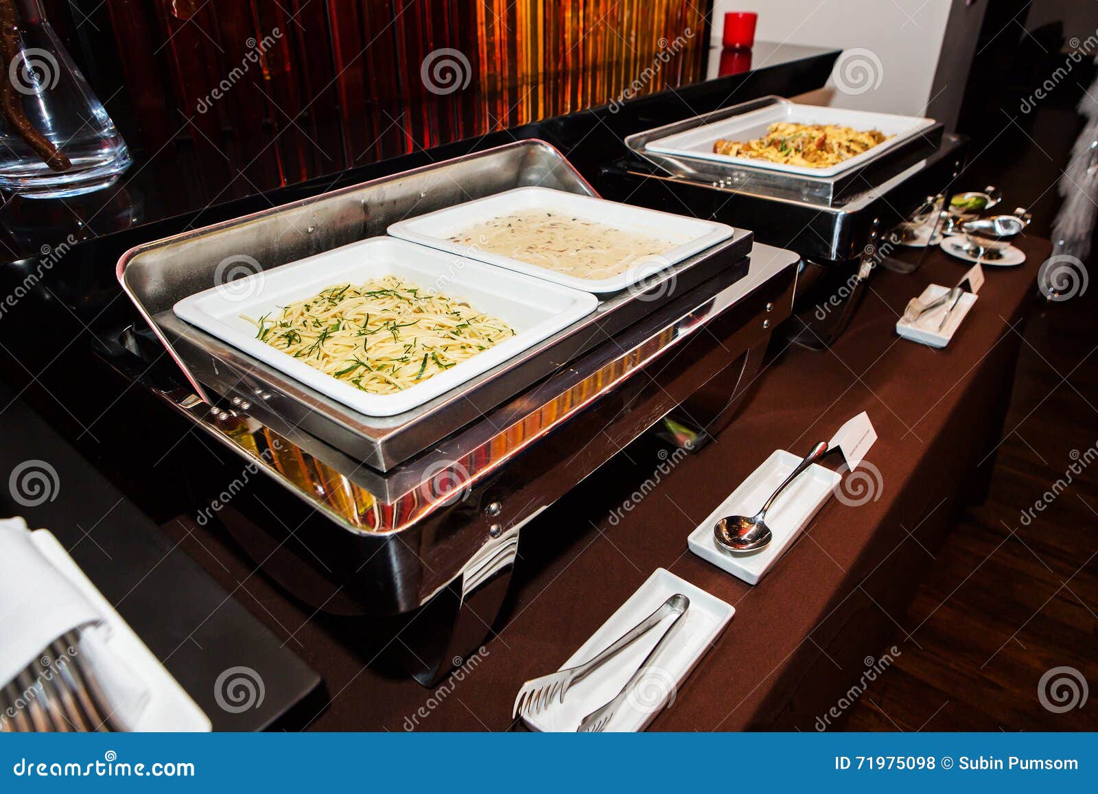 Fast Food Buffet stock photo. Image of spaghetti, snack - 71975098
