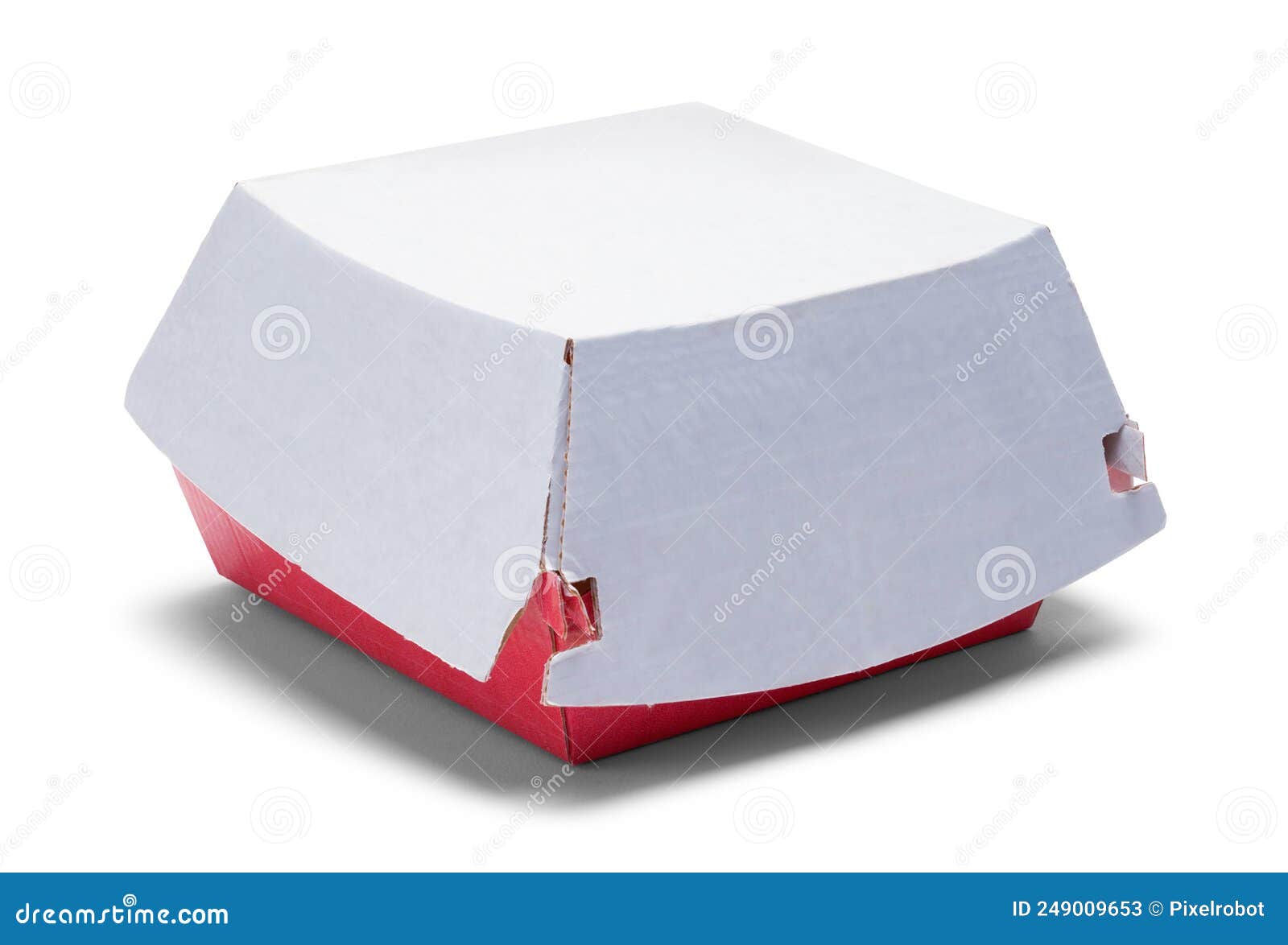 Fast Food Burger Box stock image. Image of burger, carton - 249009653