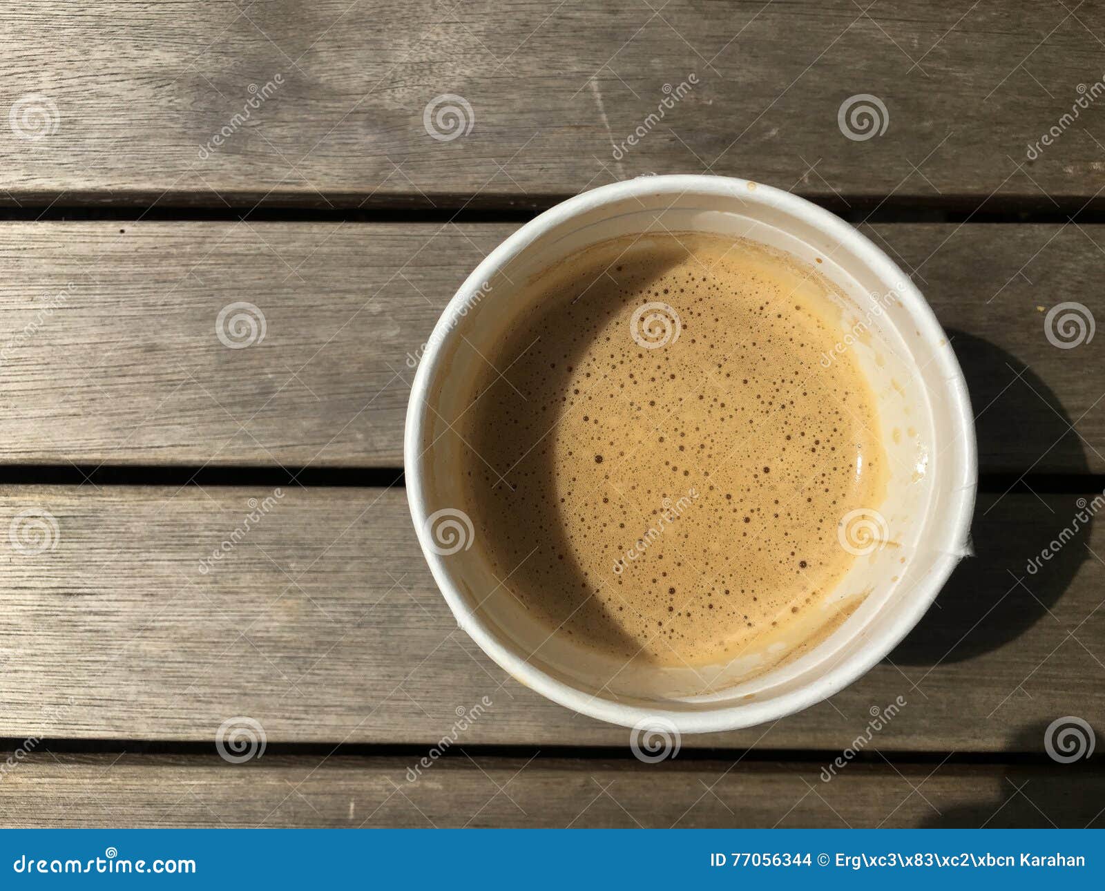 Fast Food Coffee stock photo. Image of lines, plank, wood - 77056344