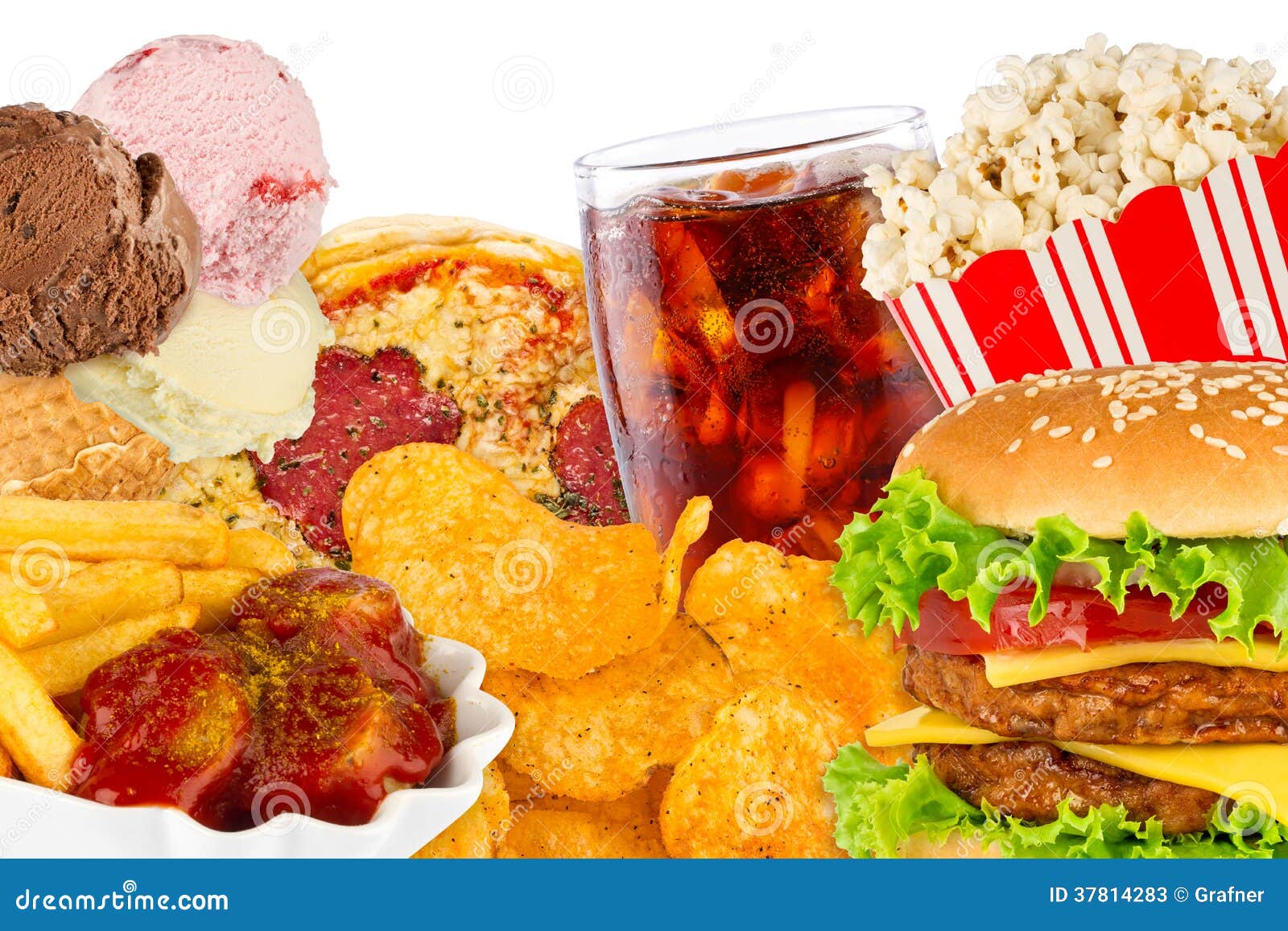 Fast food stock image. Image of eating, hamburger, buns - 37814283