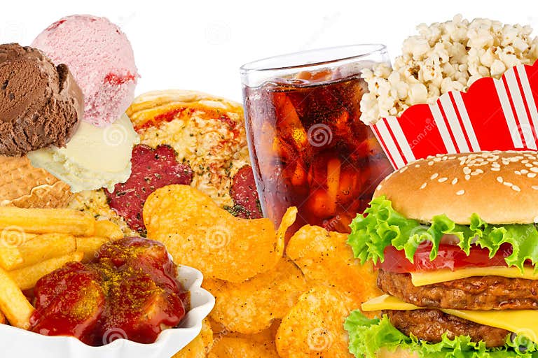 Fast food stock image. Image of eating, hamburger, buns - 37814283