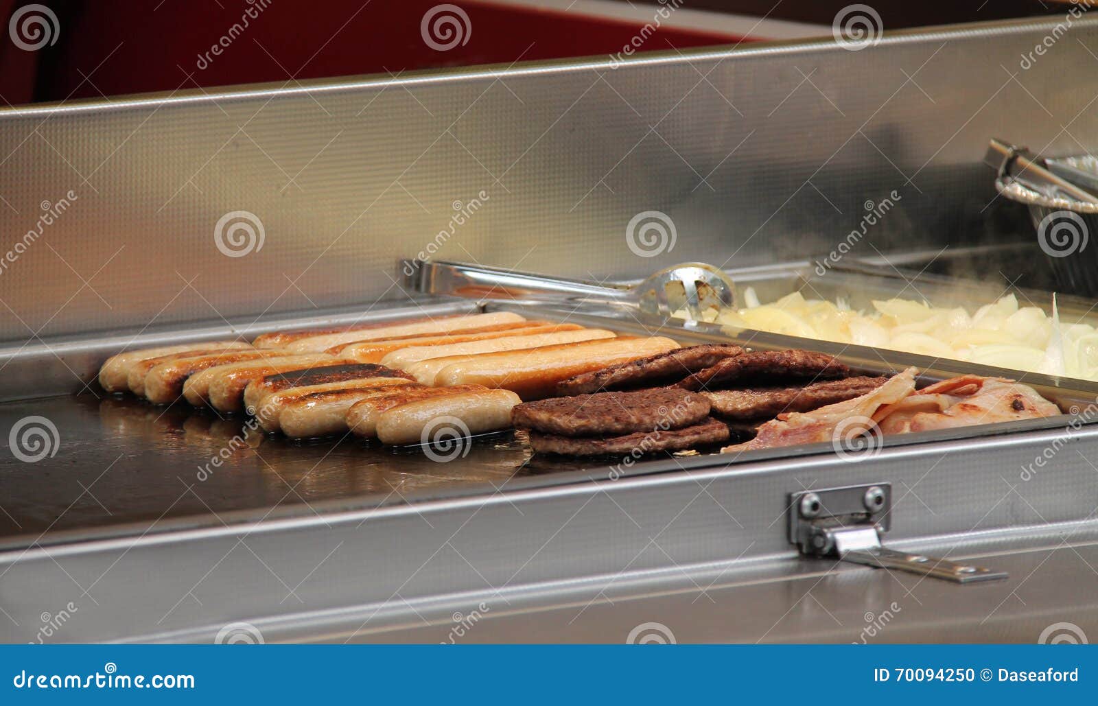 Fast Food Cooking. stock photo. Image of meal, fryup - 70094250