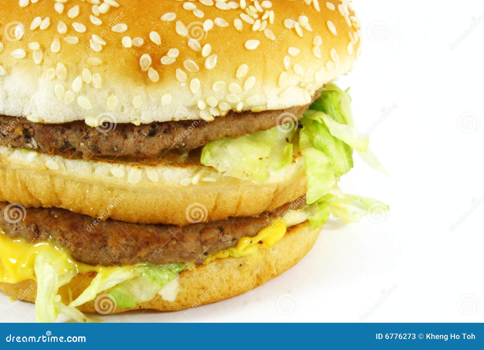 Fast Food Hamburger Meal stock image. Image of fastfood - 6776273