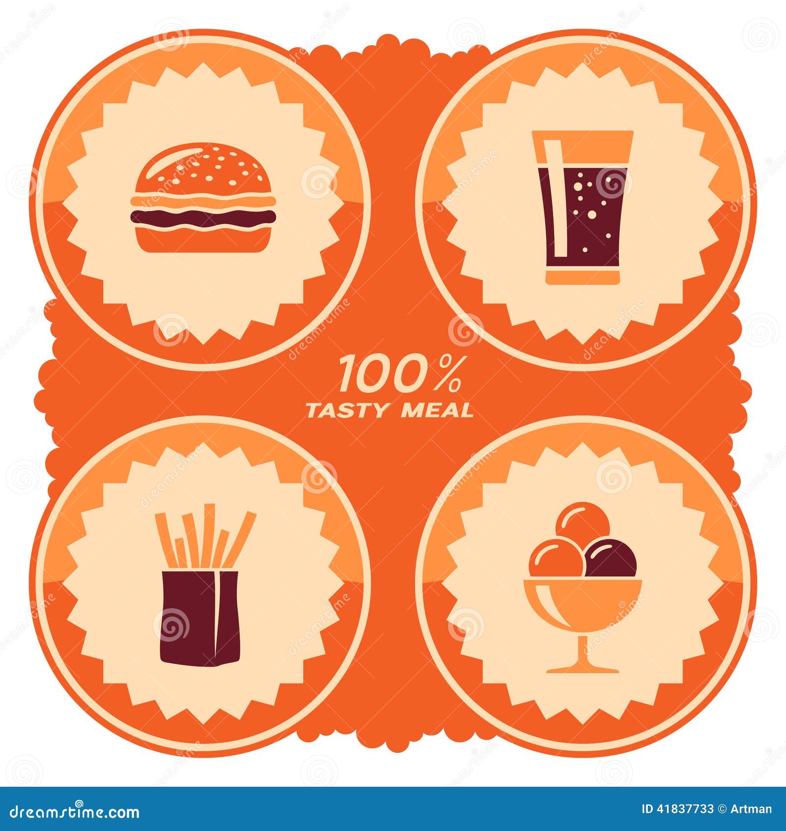 Fast food label design stock vector. Illustration of meal - 41837733 Fast food label design stock vector. Illustration of meal - 41837733
