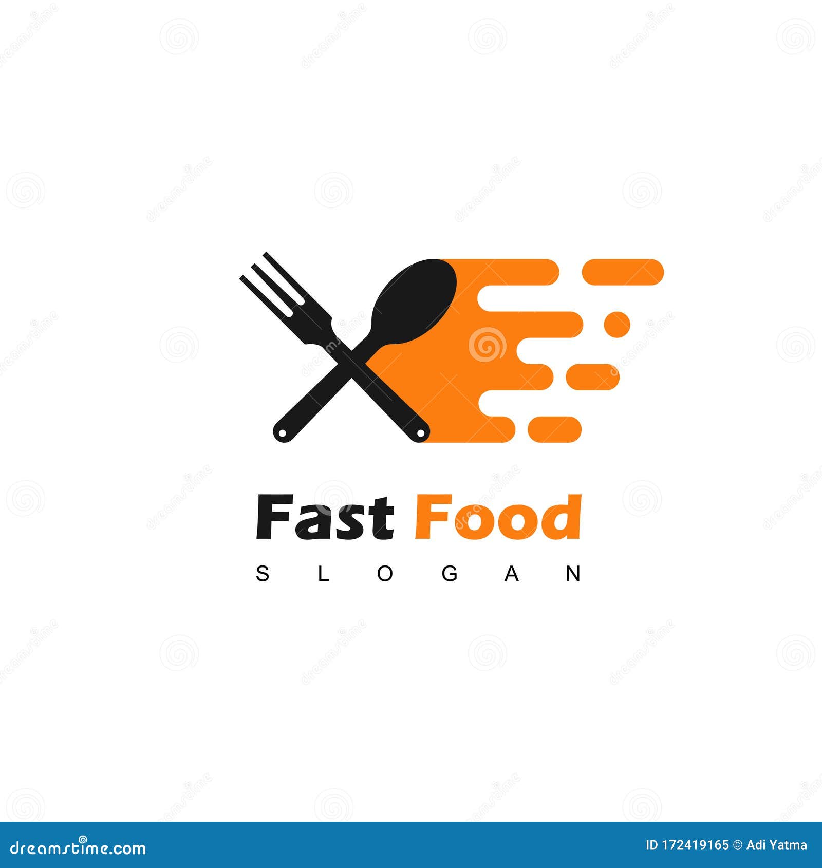 Fast Food Logo Design Vector Stock Vector - Illustration of icon, label ...