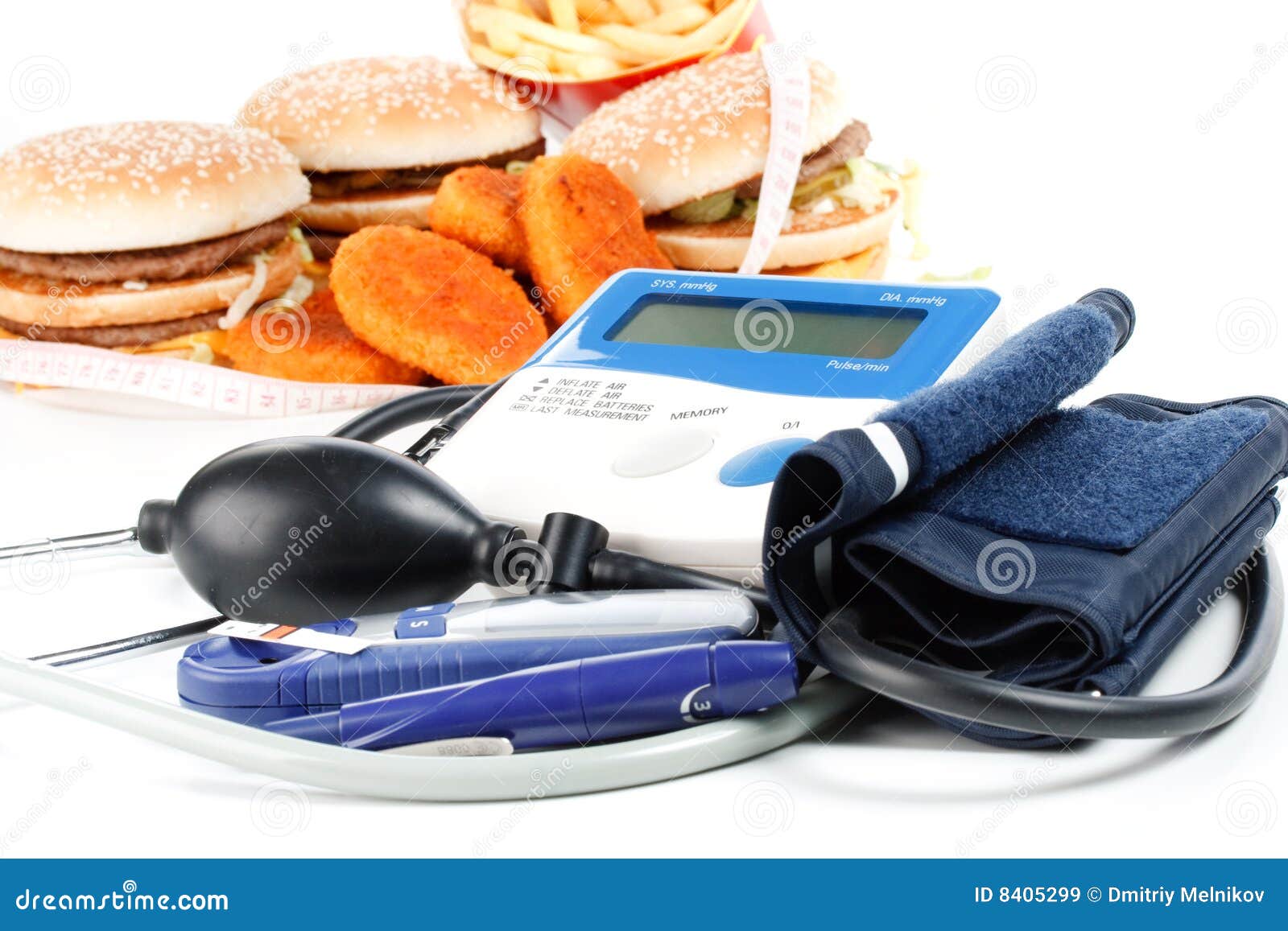 Fast-food and Medical Tools Stock Image - Image of equipment, analysis ...