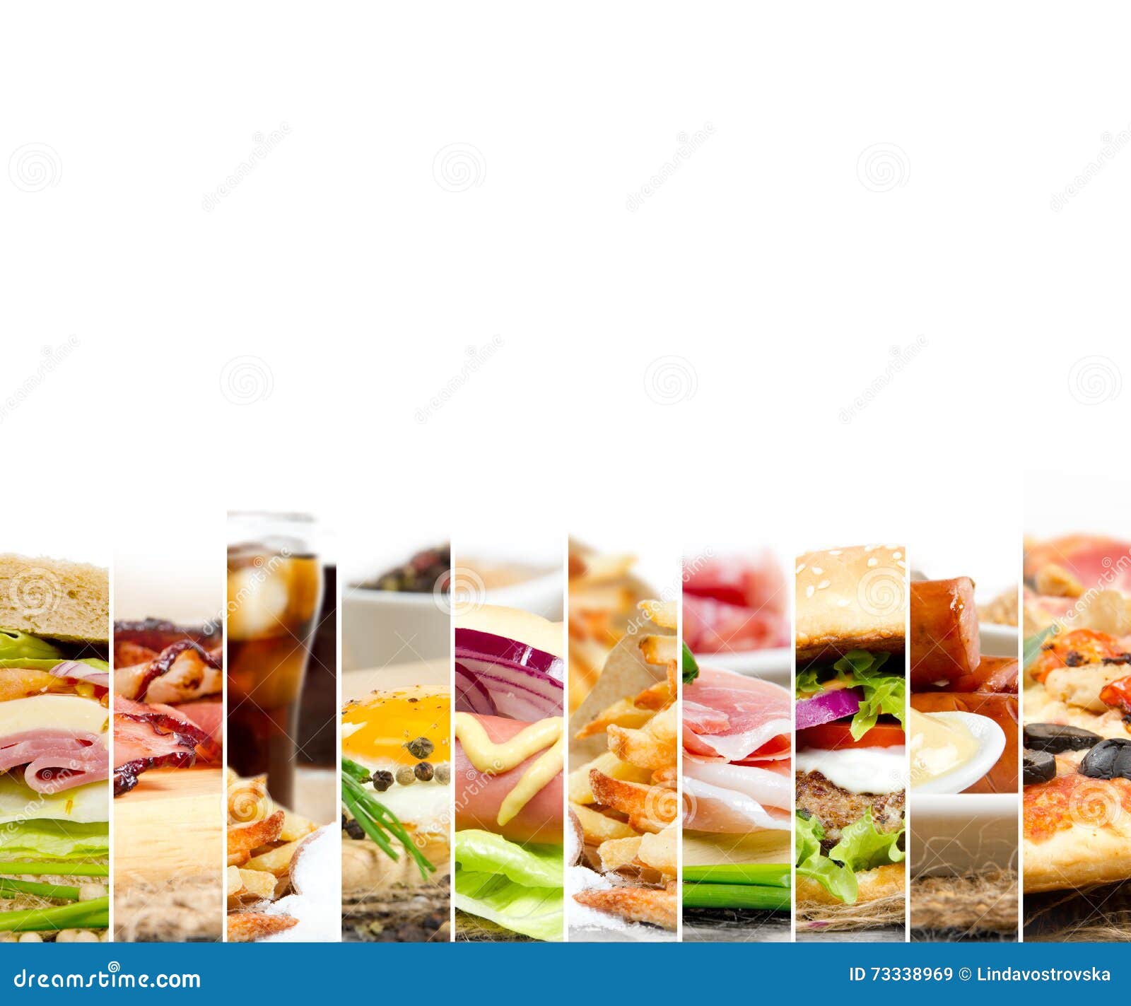Fast Food Mix stock image. Image of abstract, ketchup - 73338969