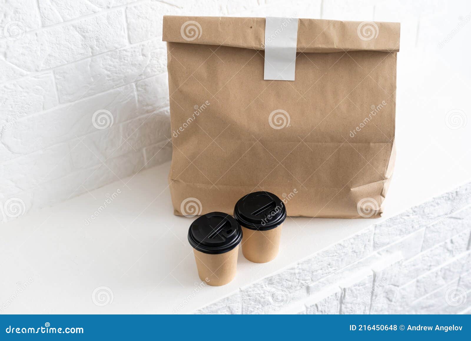 Fast Food Packaging Set. Delivery Packages Stock Photo - Image of meal ...