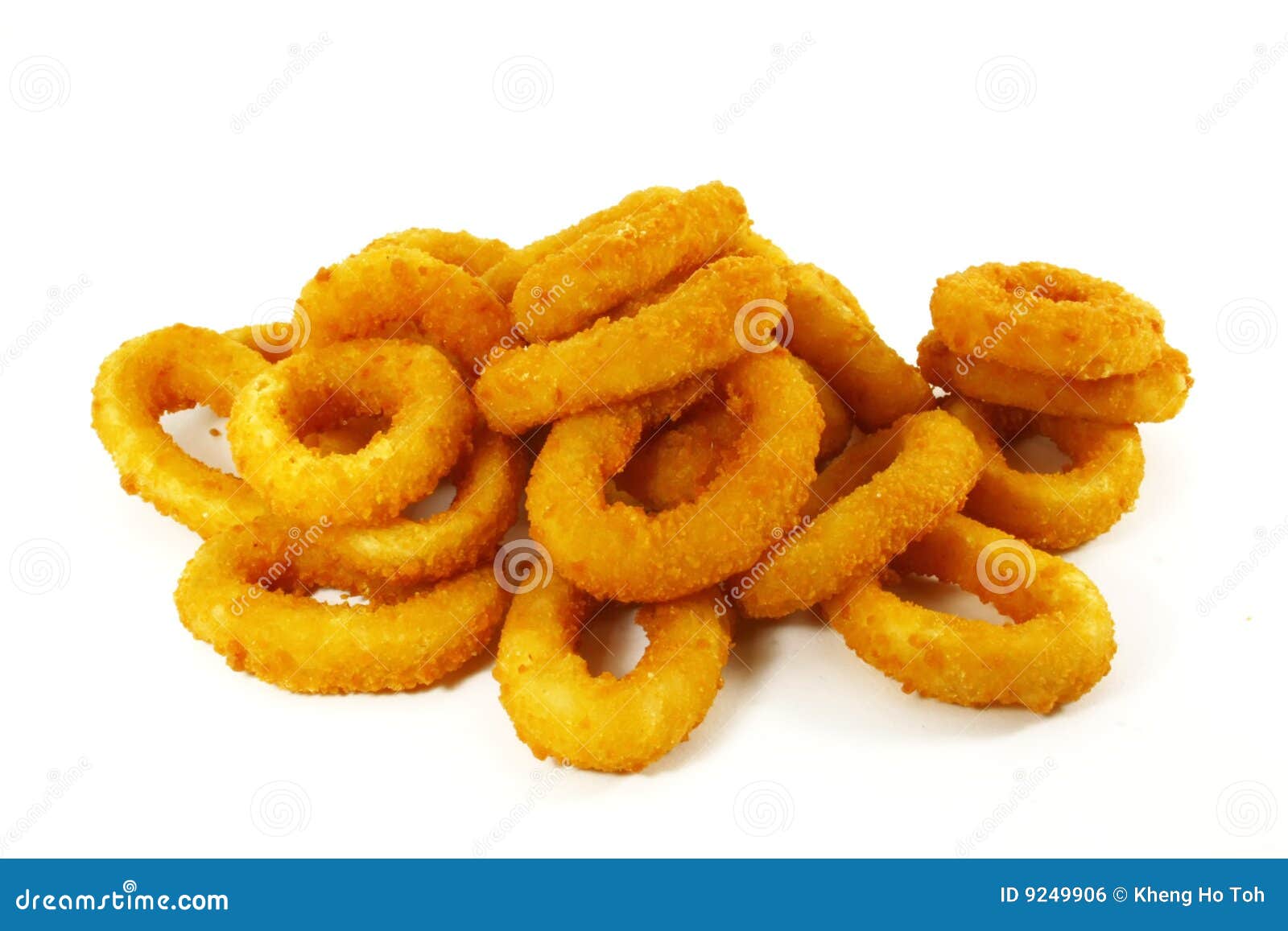 Onion Rings. Deep Fried Onion Rings. Breaded Crispy Vegetable. Snack ...