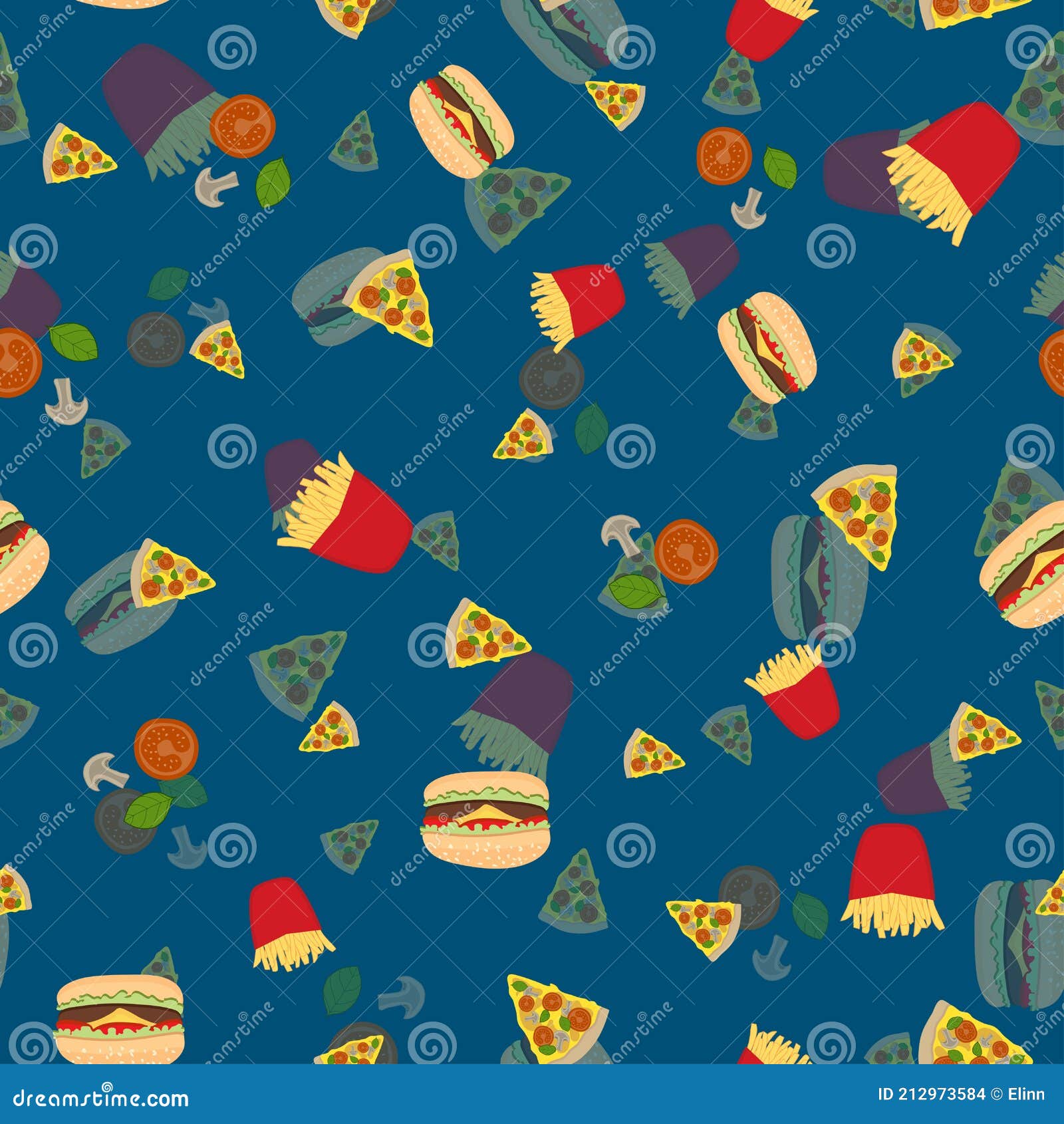 Repeating Food Background