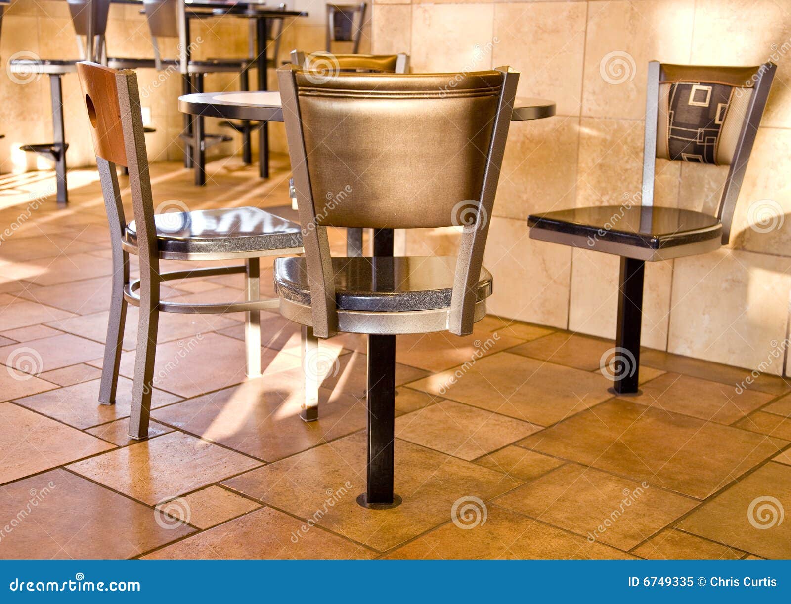 Fast Food Resturant Seating Stock Image - Image of diner, eating: 6749335