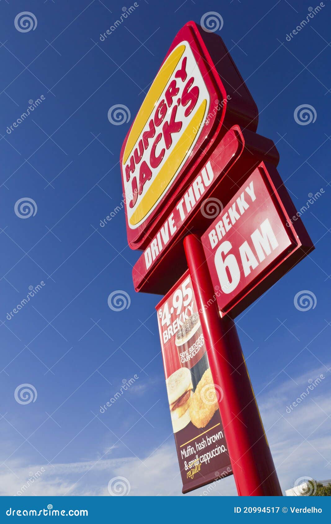 Fast Food roadside Sign editorial photography. Image of business - 20994517