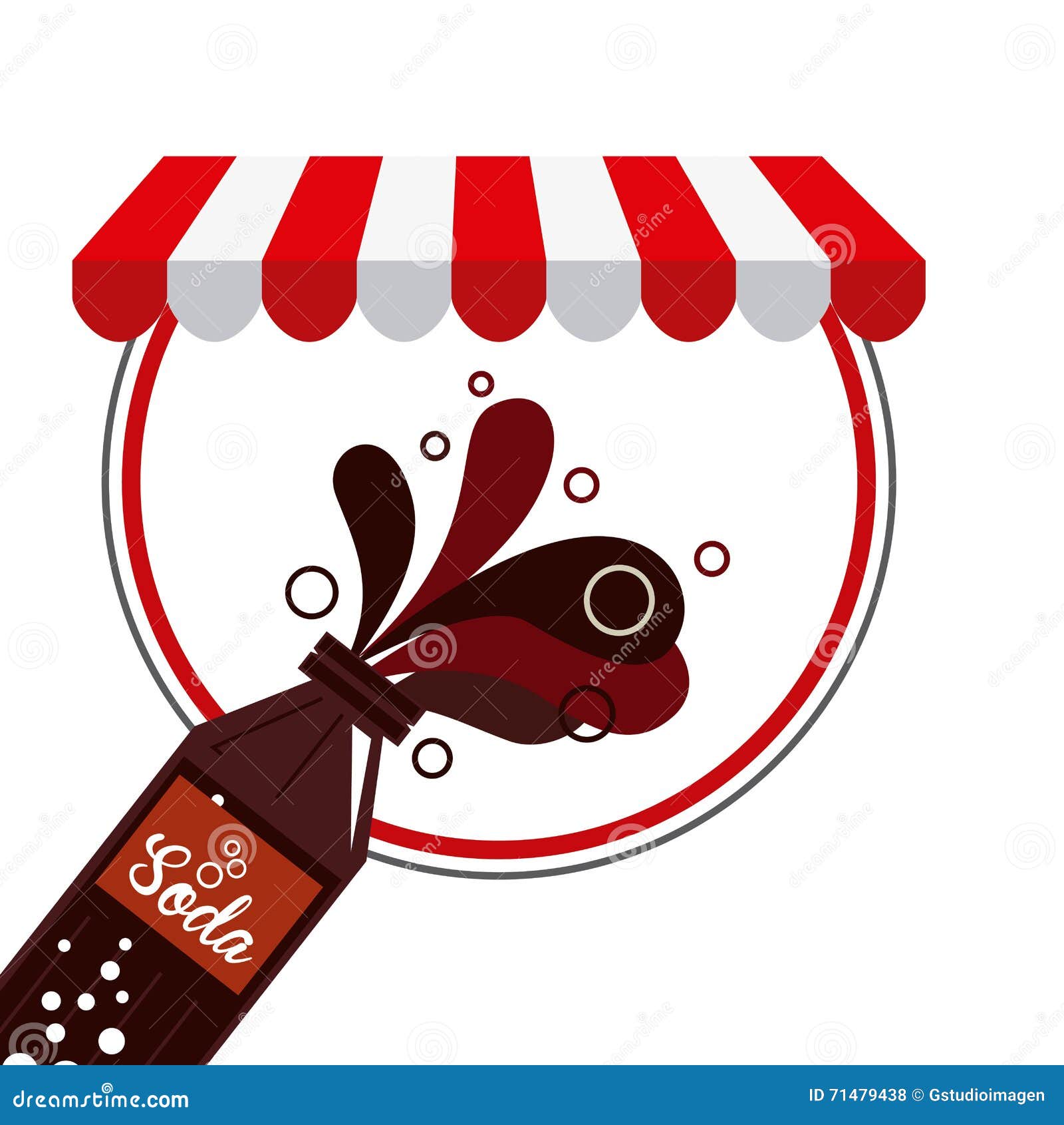 Fast food and soda design stock illustration. Illustration of cola ...