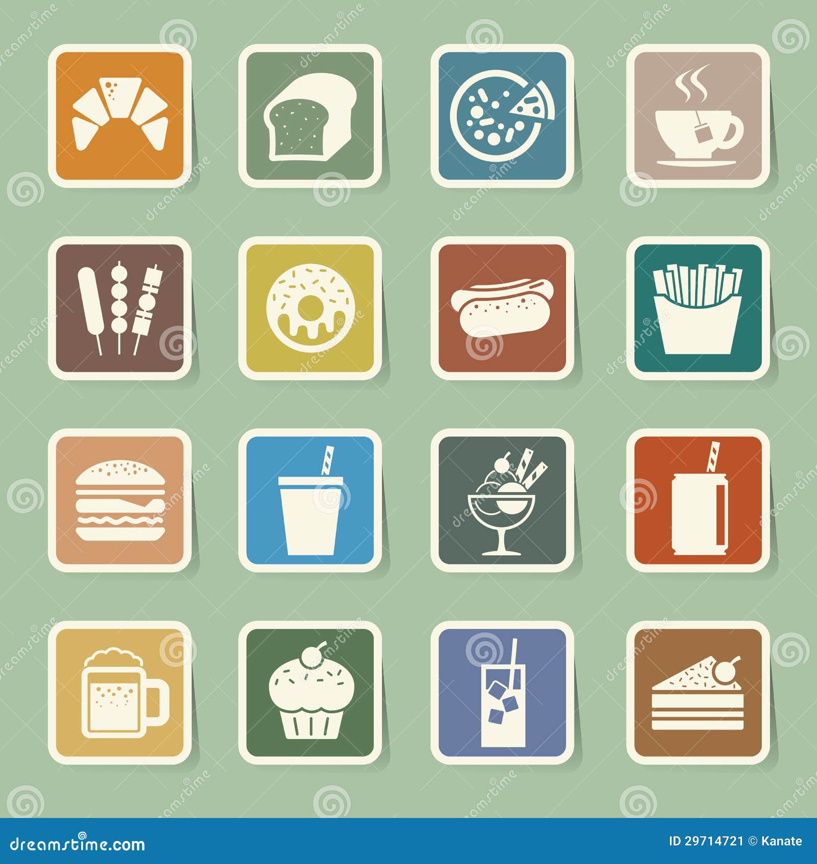 Set Food Sticker Icon Stock Illustrations – 43,991 Set Food Sticker ...