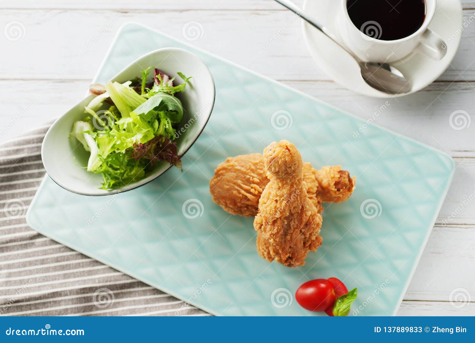 Fried chichen stock image. Image of food, isolated, fried - 137889833