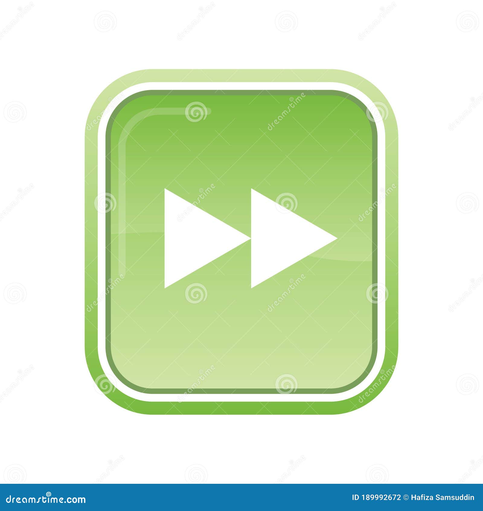 Fast Forward Button. Vector Illustration Decorative Design Stock Vector ...