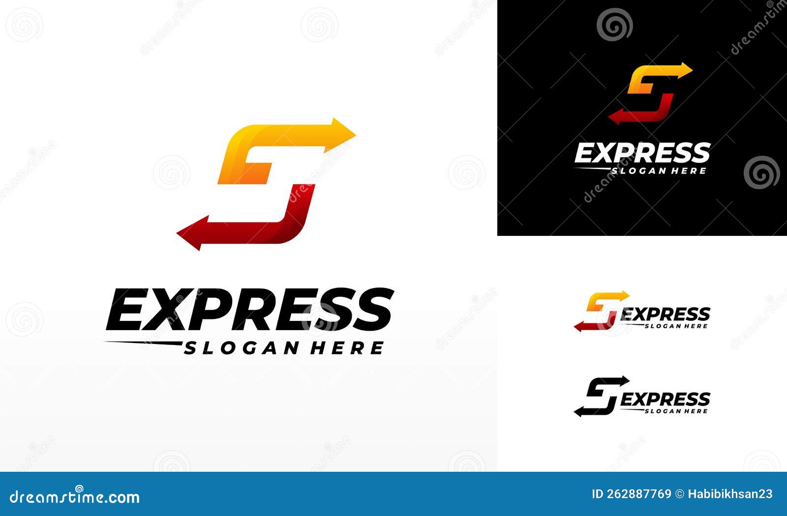 Fast Forward Express Logo Designs Vector, Modern Express S Initial Logo ...