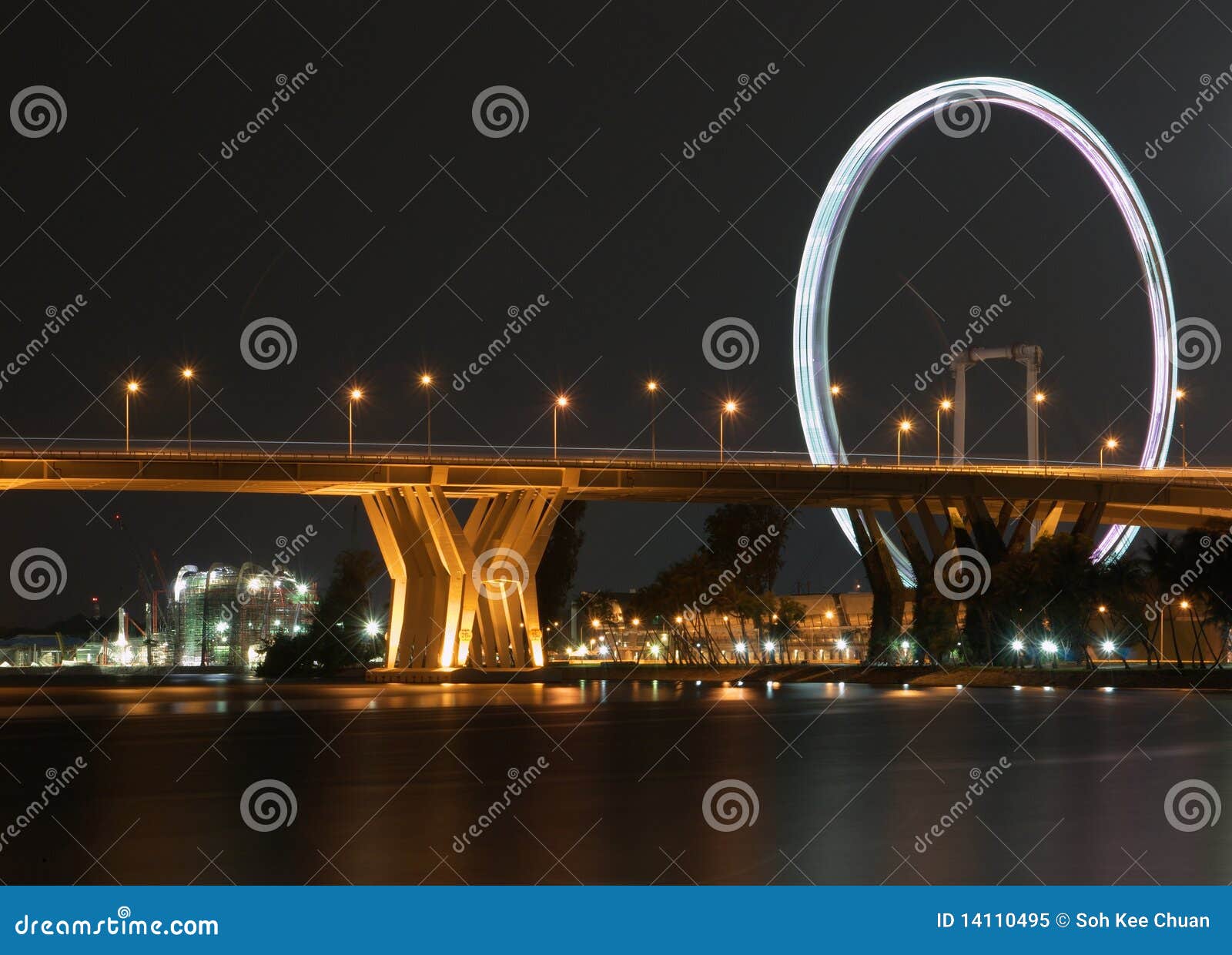 Fast Forward Ferris Wheel stock image. Image of ferris - 14110495