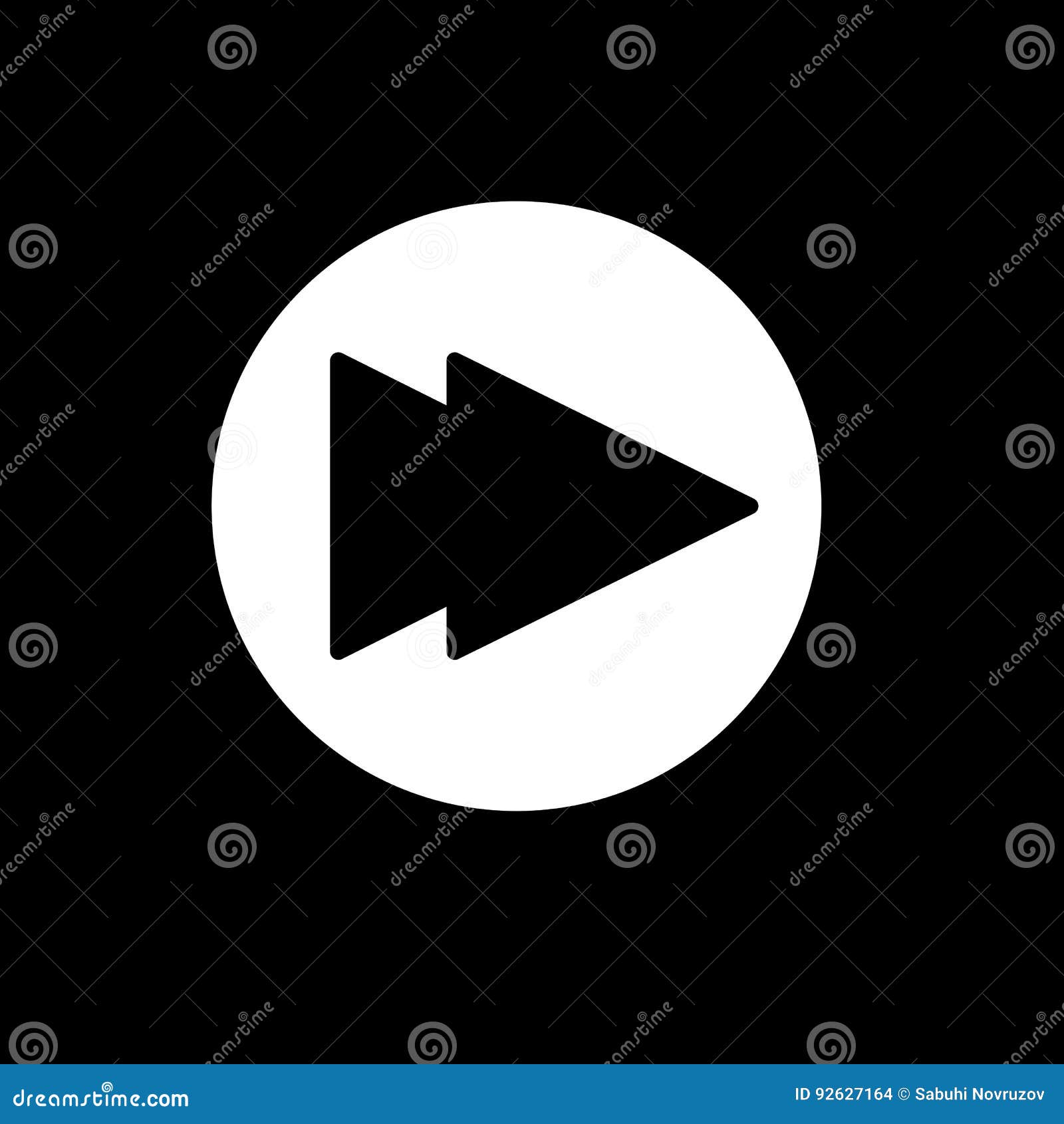 Fast Forward Icon Illustration Isolated Vector Sign Symbol. Rewind ...