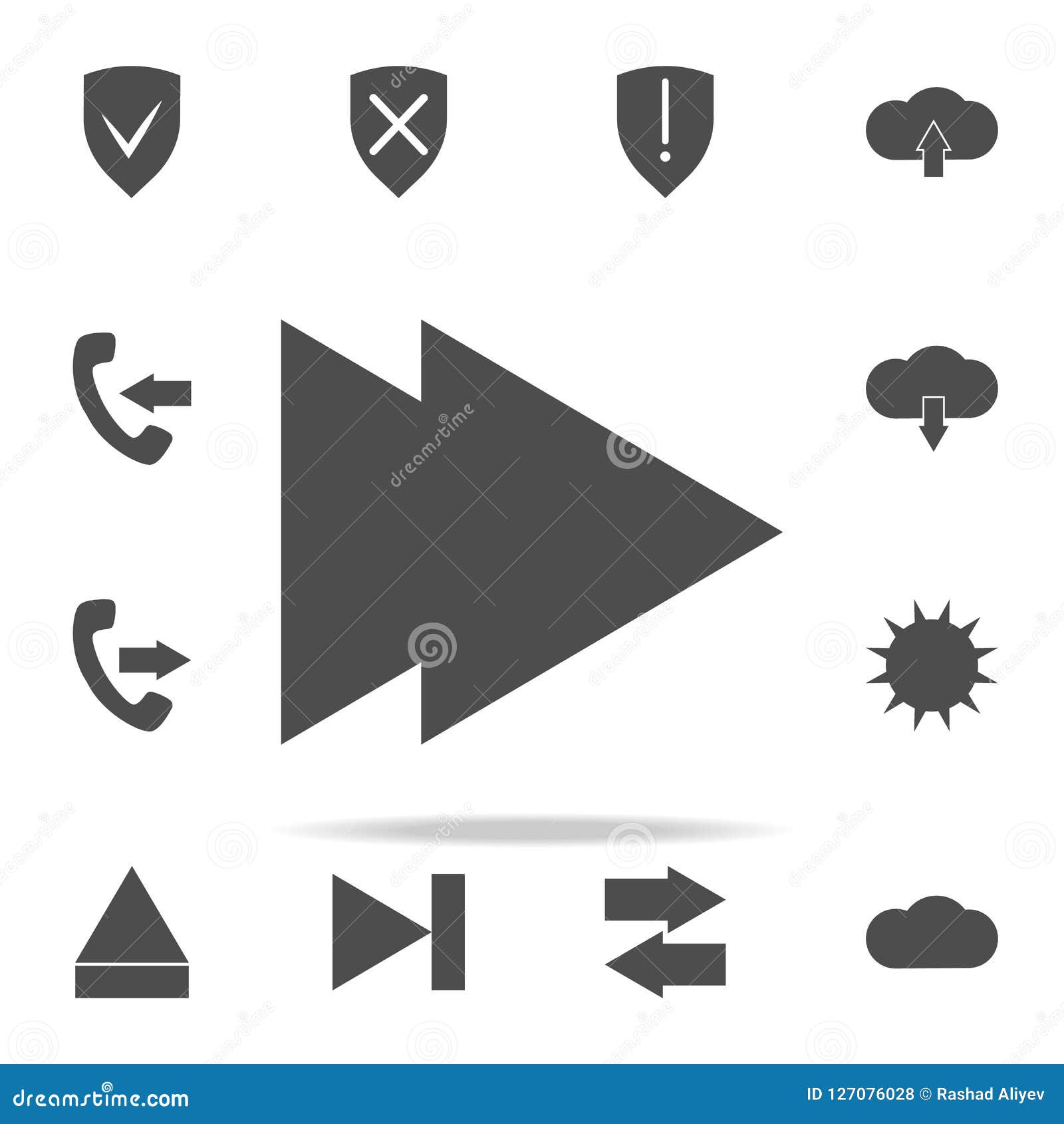Fast Forward Icon. Web Icons Universal Set for Web and Mobile Stock ...