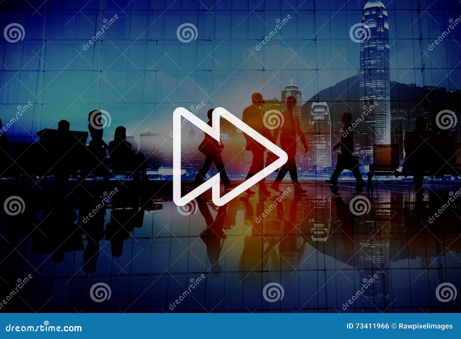 Fast Forward Multimedia Music Audio Concept Stock Photo - Image of move ...