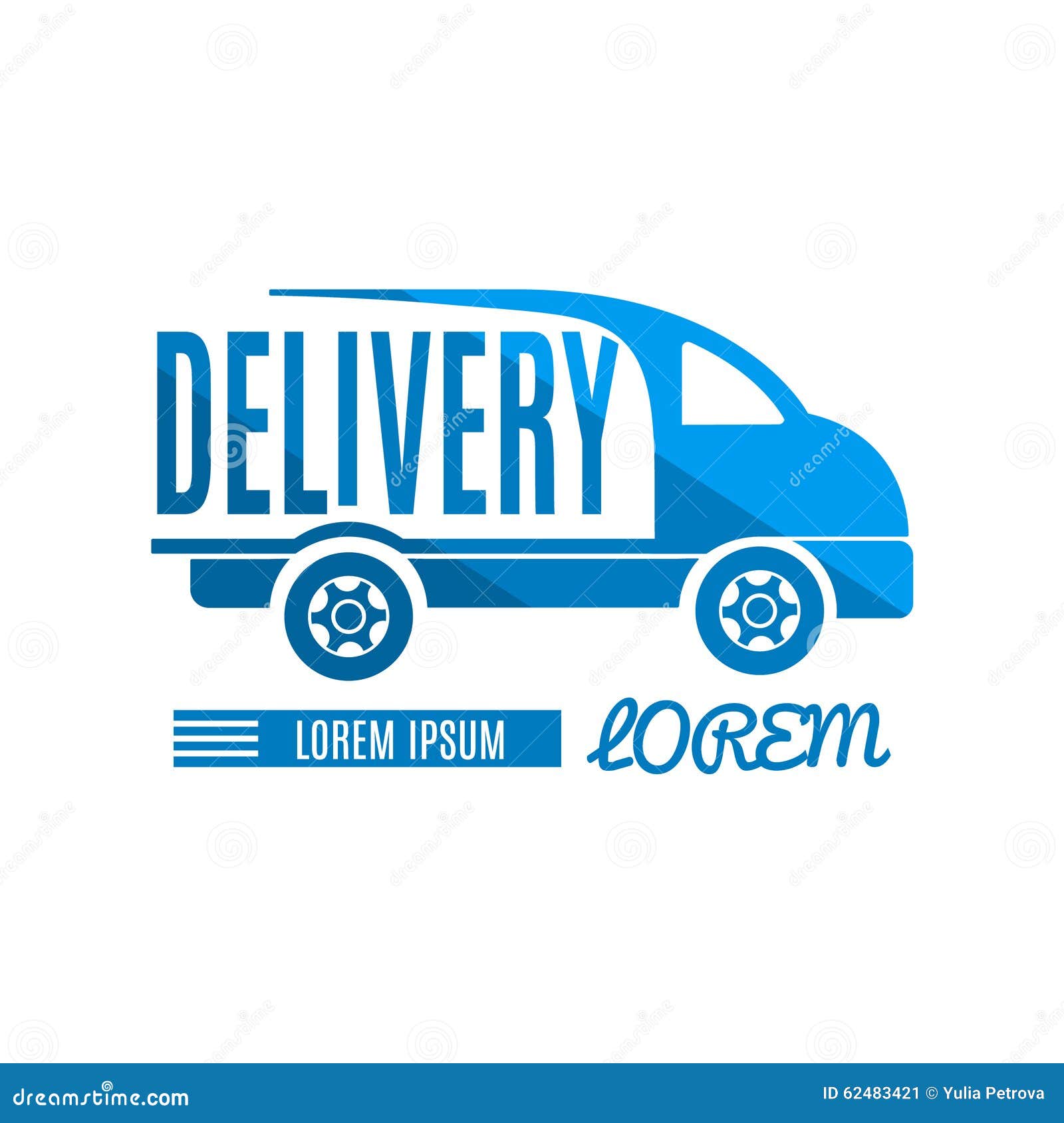 Fast and Free Delivery Emblem. Stock Vector - Illustration of shipping ...